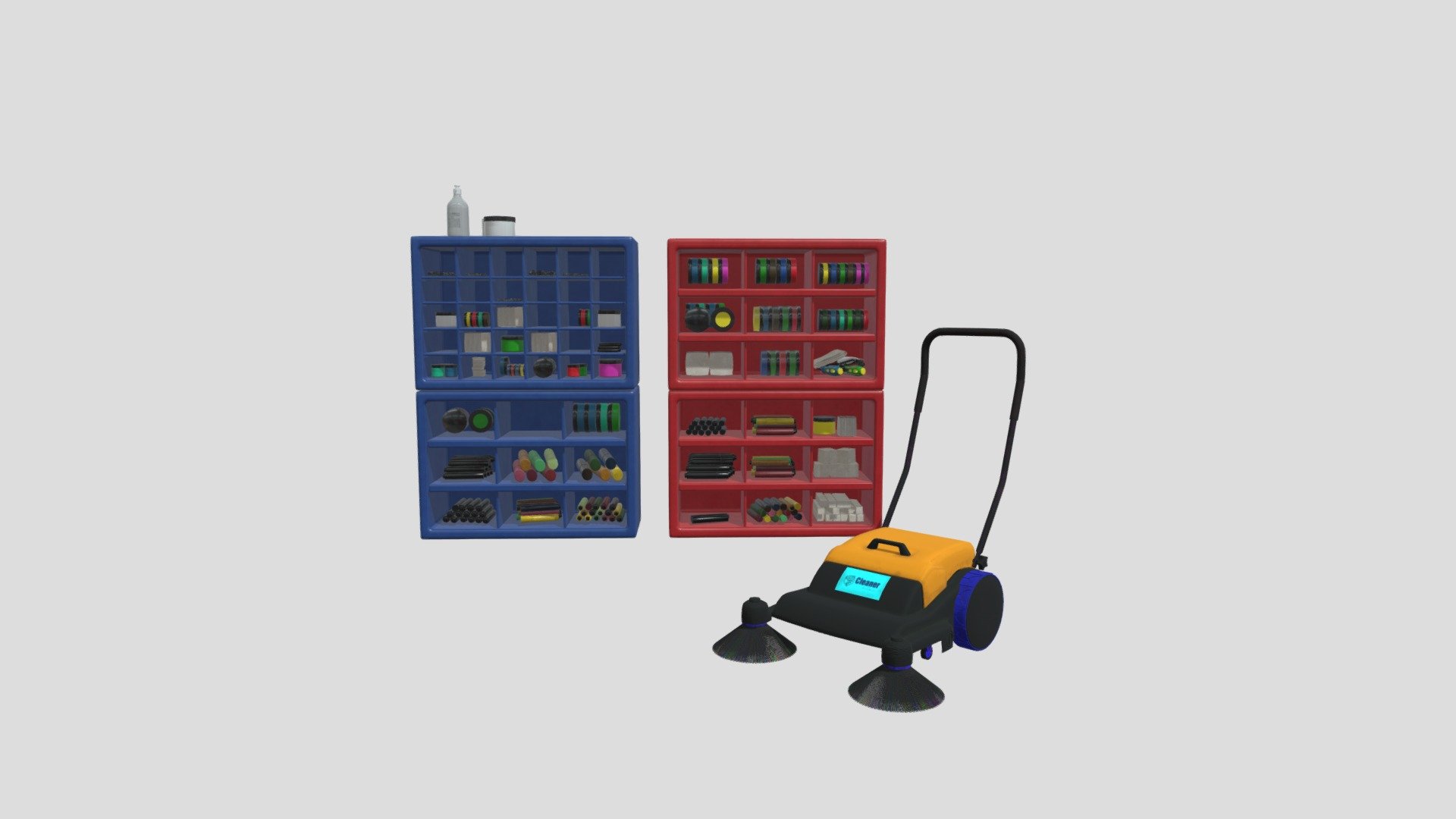 garage equipment 9 AM222 Archmodel - Buy Royalty Free 3D model by ...