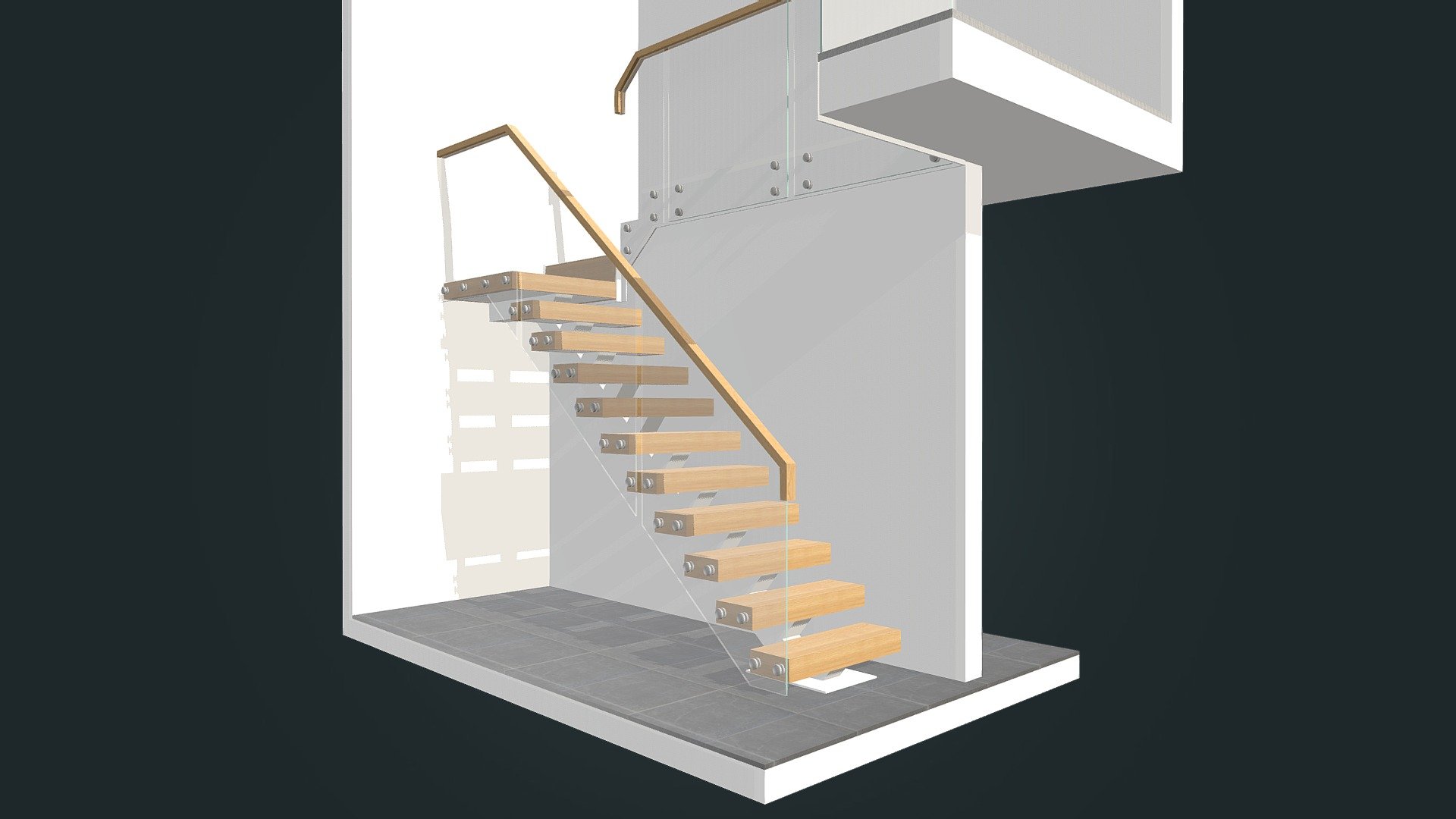 Shacklock - 3D model by The Metal Staircase Company (@metalstairs ...