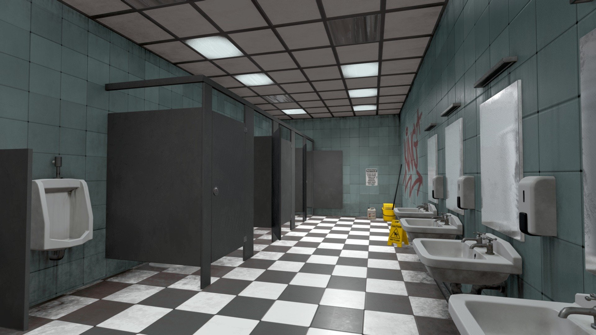 Public Bathroom - Buy Royalty Free 3D model by Janis Zeps (@Zeps3D ...