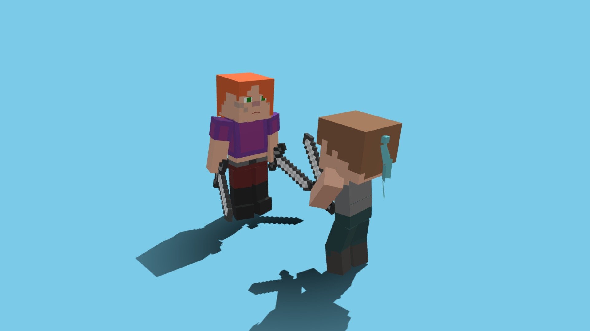 Natalia and David, Siblings through Strife - 3D model by LoinkLoink ...