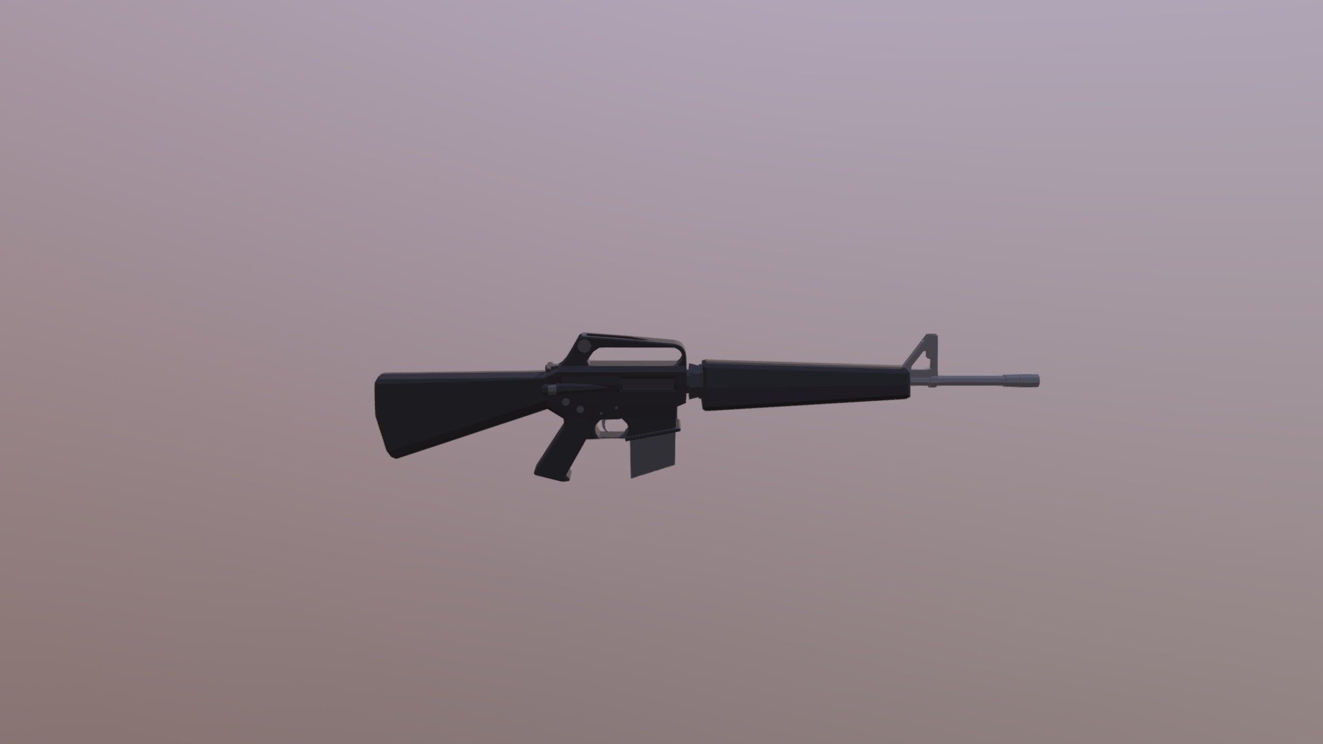 M16A1 Low Poly - Download Free 3D model by aBraM_ [bcf4217] - Sketchfab