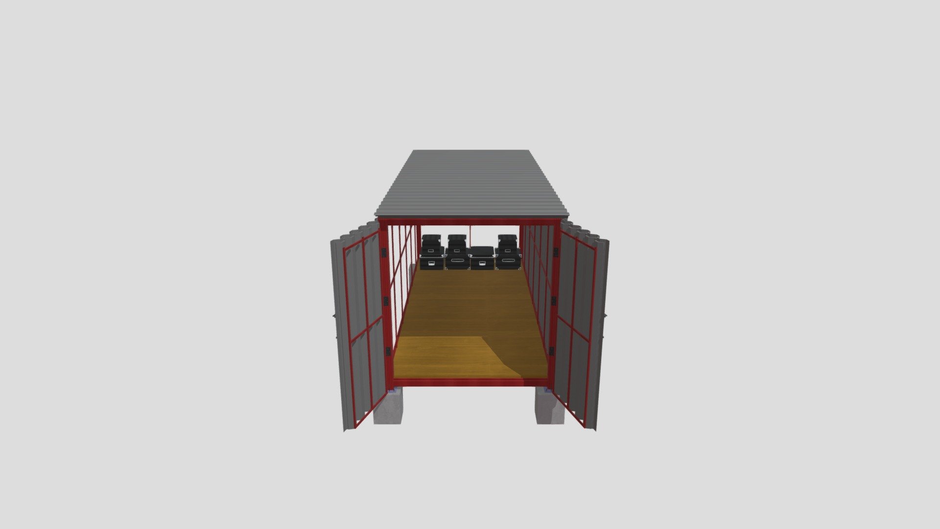 Container Pré-moldado 6m x 2,5m - 3D model by Bravare (@potato.frits ...