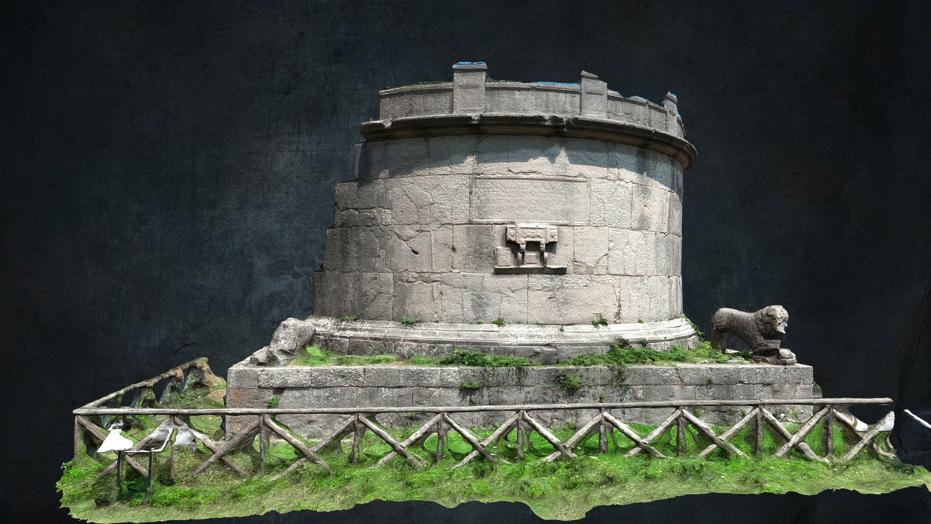 Saepinum Mausoleum Caius | ITALY - Download Free 3D model by ...
