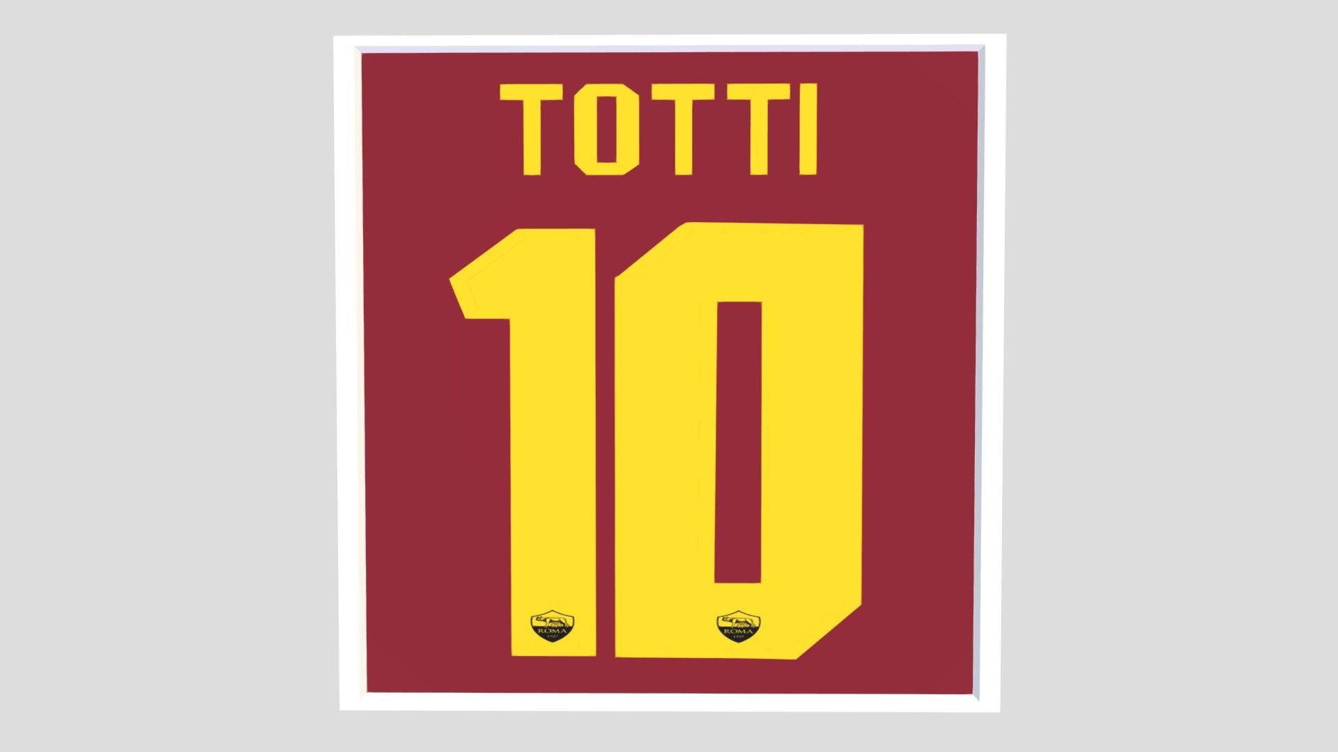 Maglia Francesco Totti - Download Free 3D model by Andrearoma2 [bcf7a4a ...