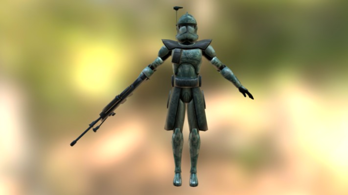 Clone Trooper V2 - 3D model by beholdmidia [bcf818c] - Sketchfab