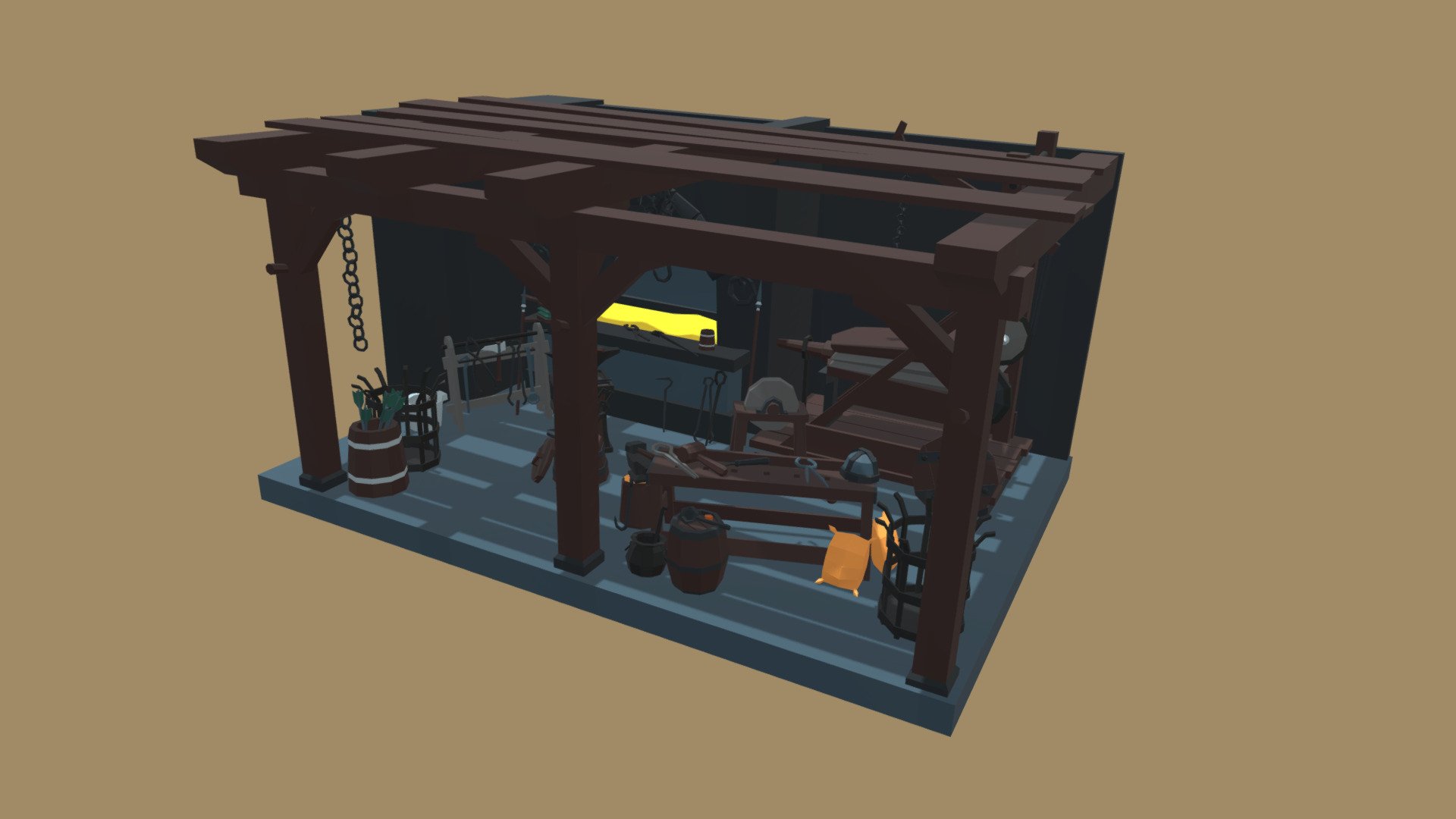 Forge - Download Free 3D model by djcarson [bcf8692] - Sketchfab