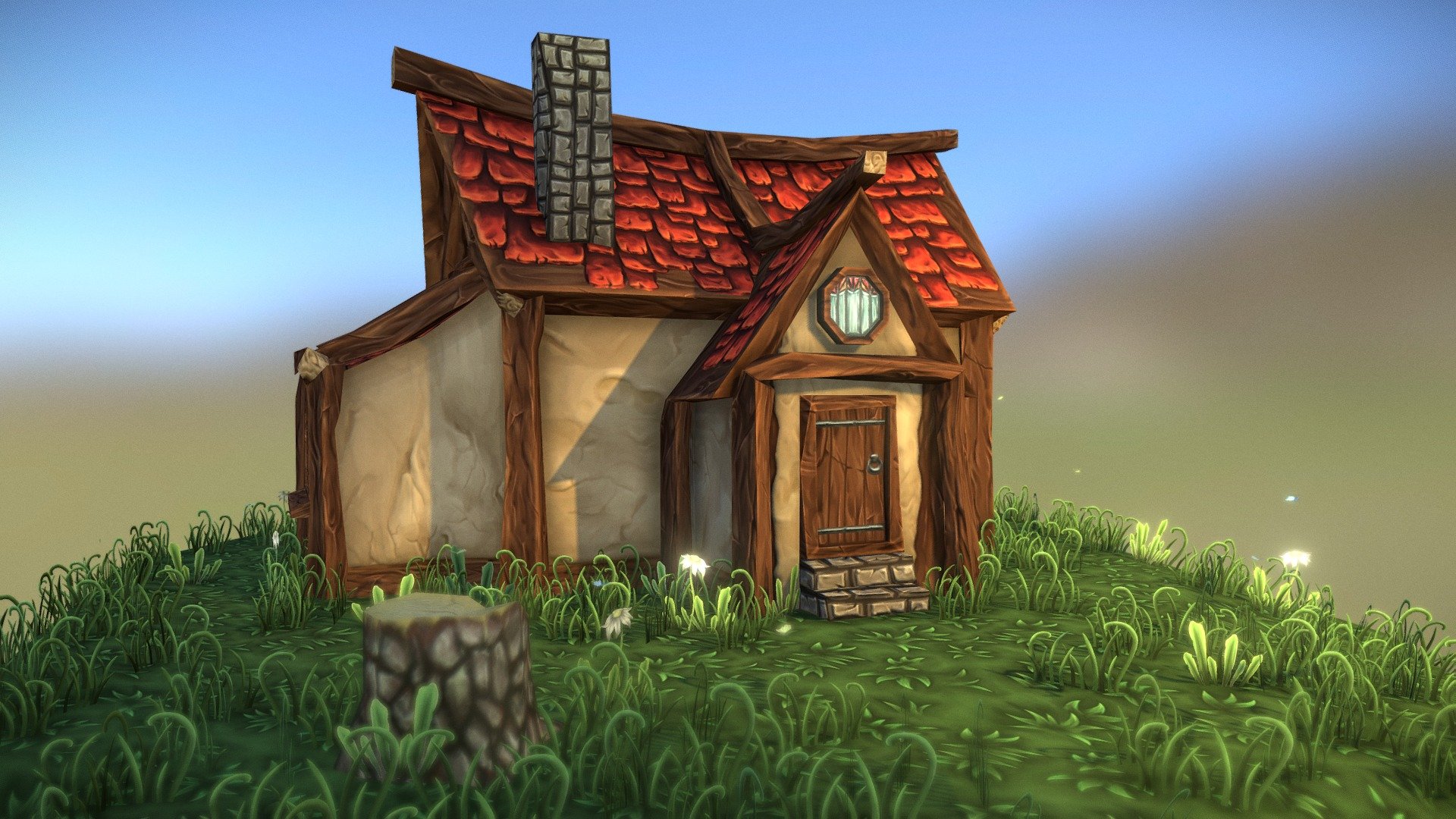 A Little House - 3D model by Xander Stuivenberg (@artxan) [bcf88b1 ...