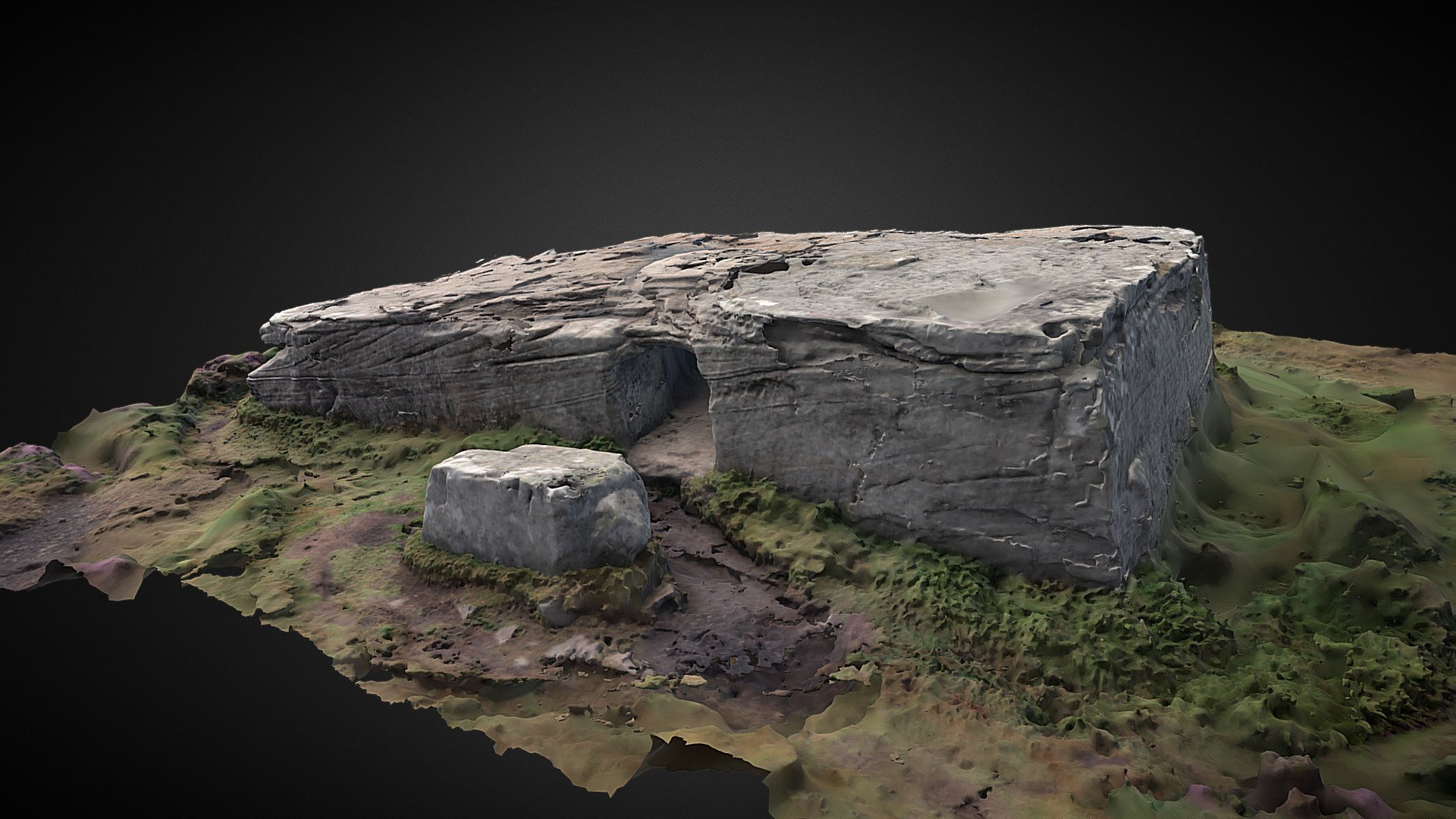 Dwarfie Stane, Hoy, Orkney - Download Free 3D model by Douglas ...