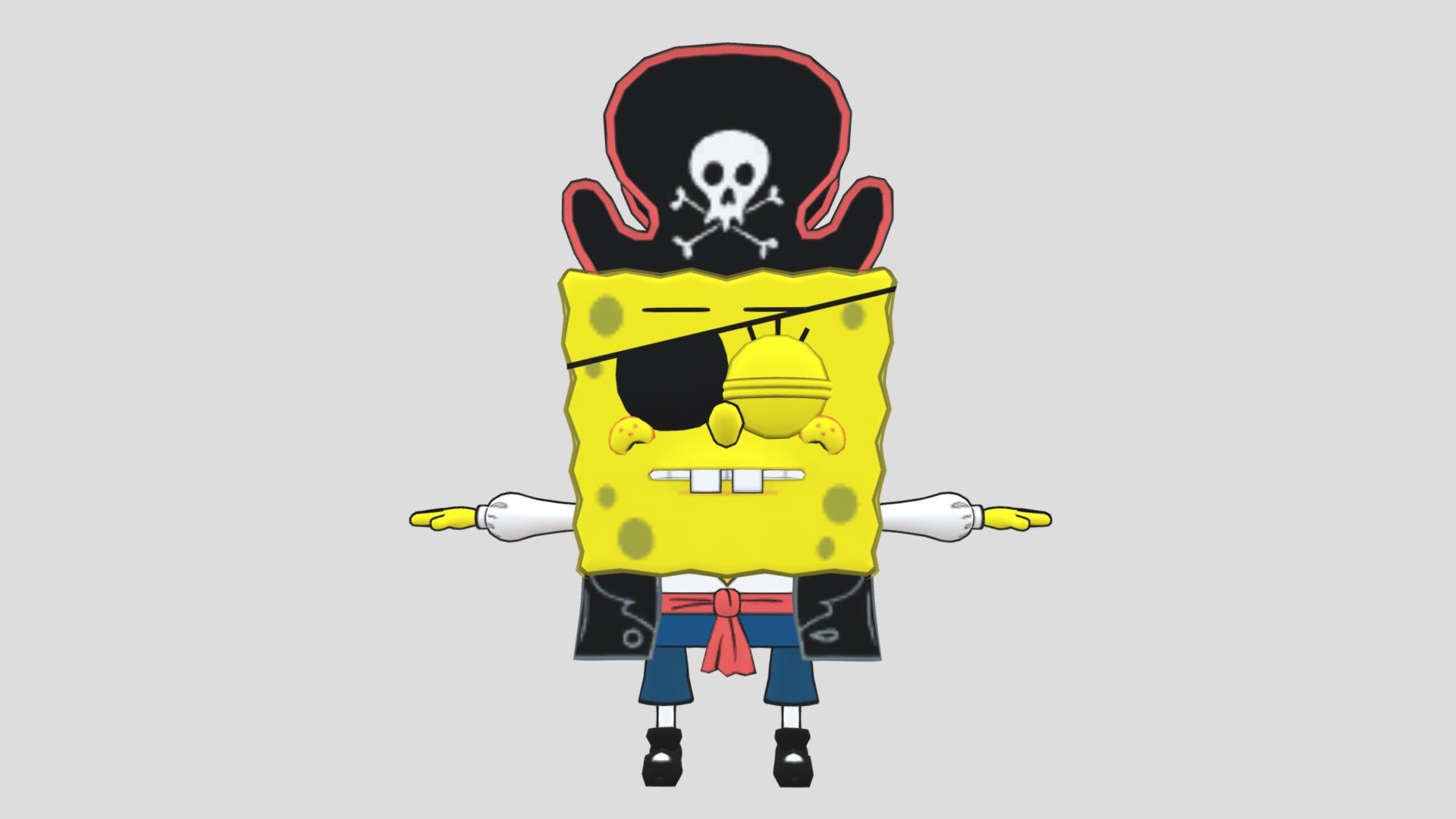 TSCP - SpongeBob Pirate - Download Free 3D model by SMF Features ...