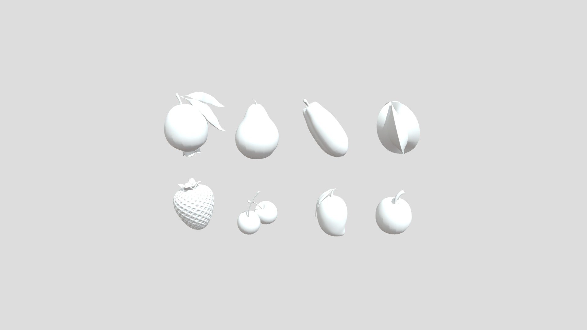 Fruits 3D Modelling - 3D model by yurikoaishinselo50 [bcfbf17] - Sketchfab