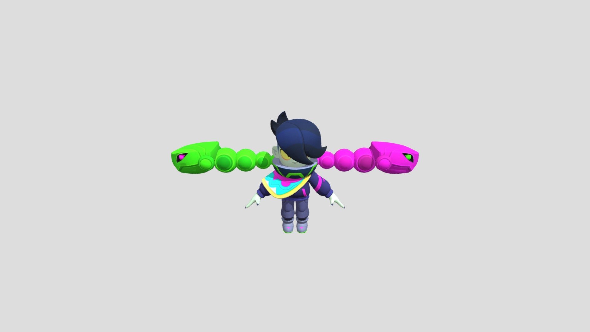 Orochi-edgar-t-pose-brawl-stars - Download Free 3D model by Sprout ...