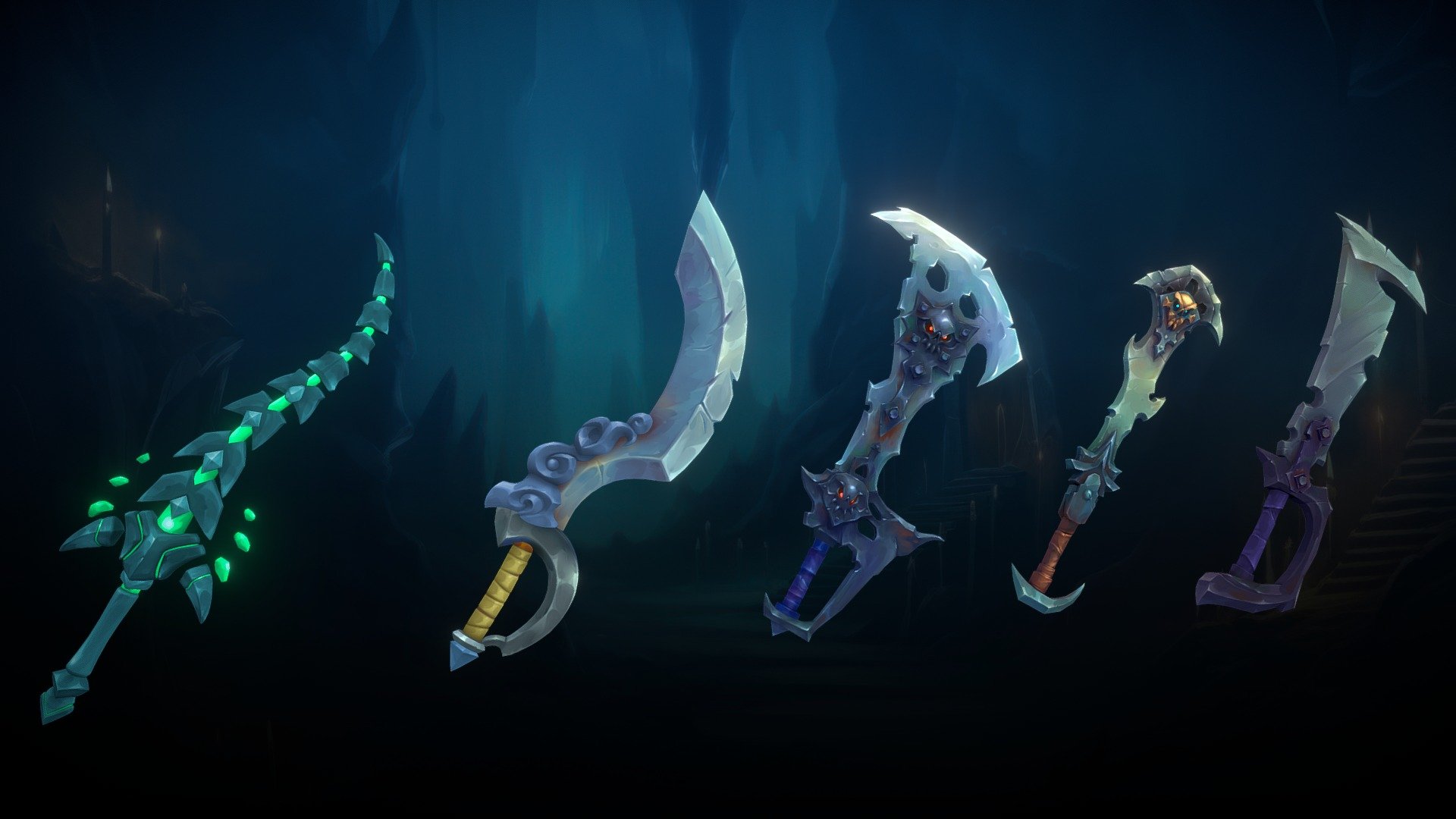 Stylized Fantasy Swords - 3D model by N-hance Studio (@Malice6731 ...