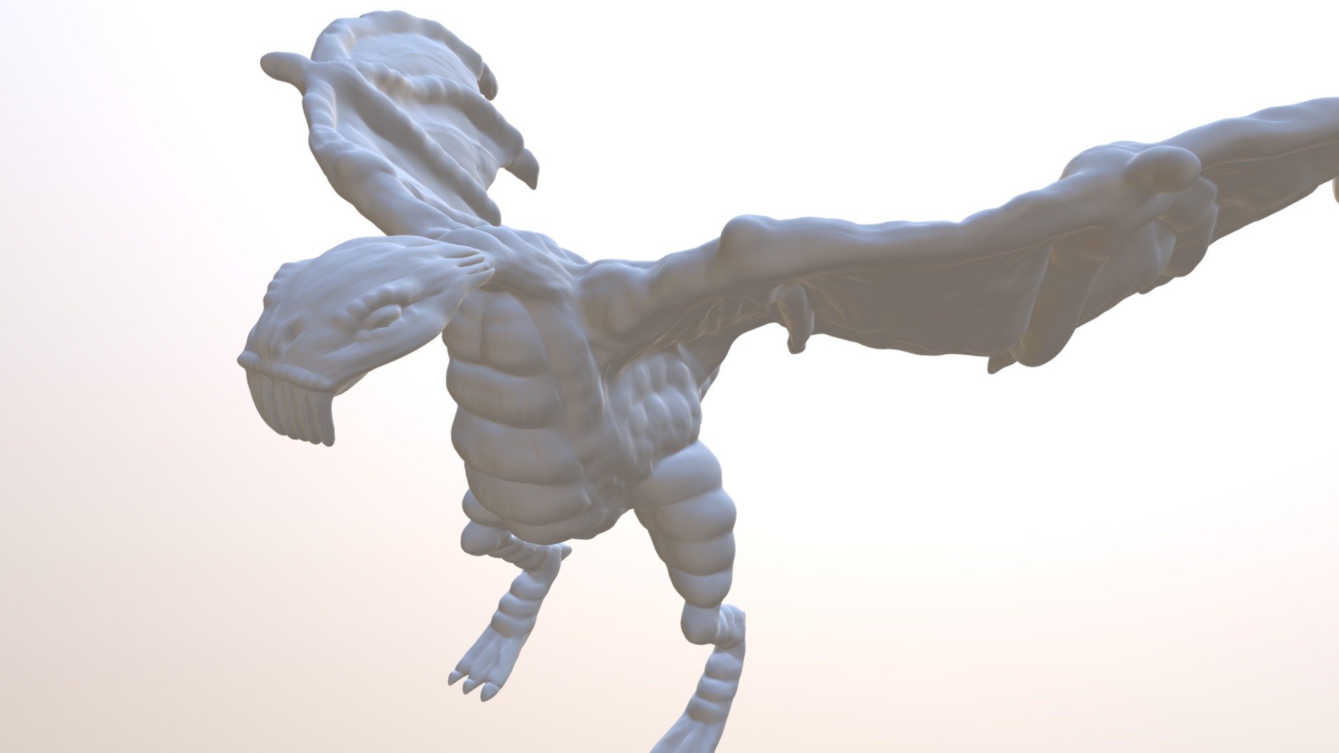 Sculpt January Day 26 dragon - 3D model by HobanOsPlaytime [bcfca15 ...