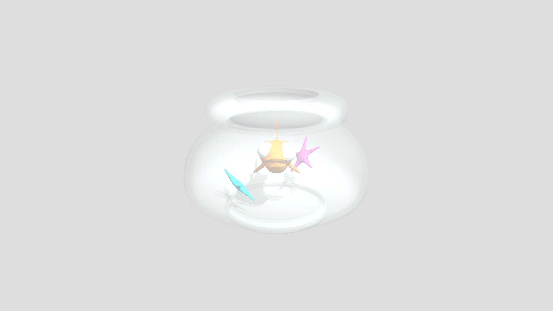 Fish_In_Bowl - Download Free 3D model by millysmittie [bcfd7a1] - Sketchfab