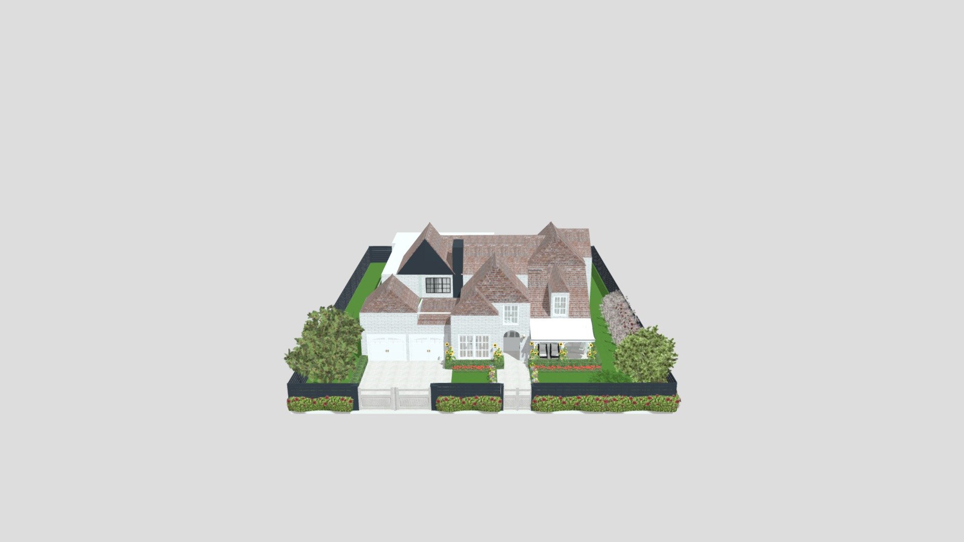 House - Download Free 3D model by Home Design 3D (@homedesign3d ...