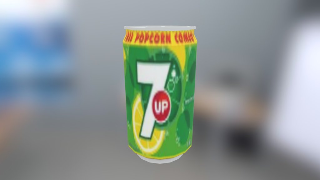 7-Up Can - 3D model by 7718 [bcff028] - Sketchfab