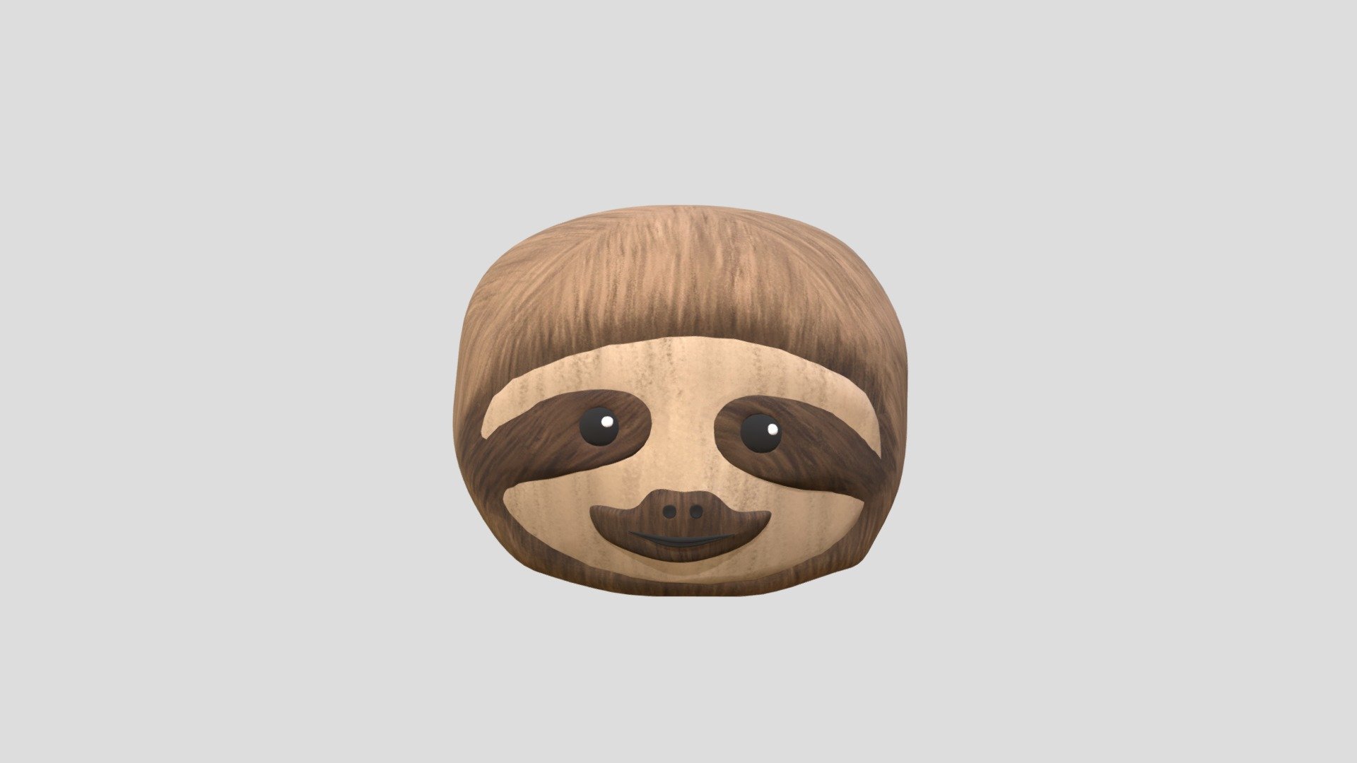Sloth with facial expression blendshapes - 3D model by siljethorn ...