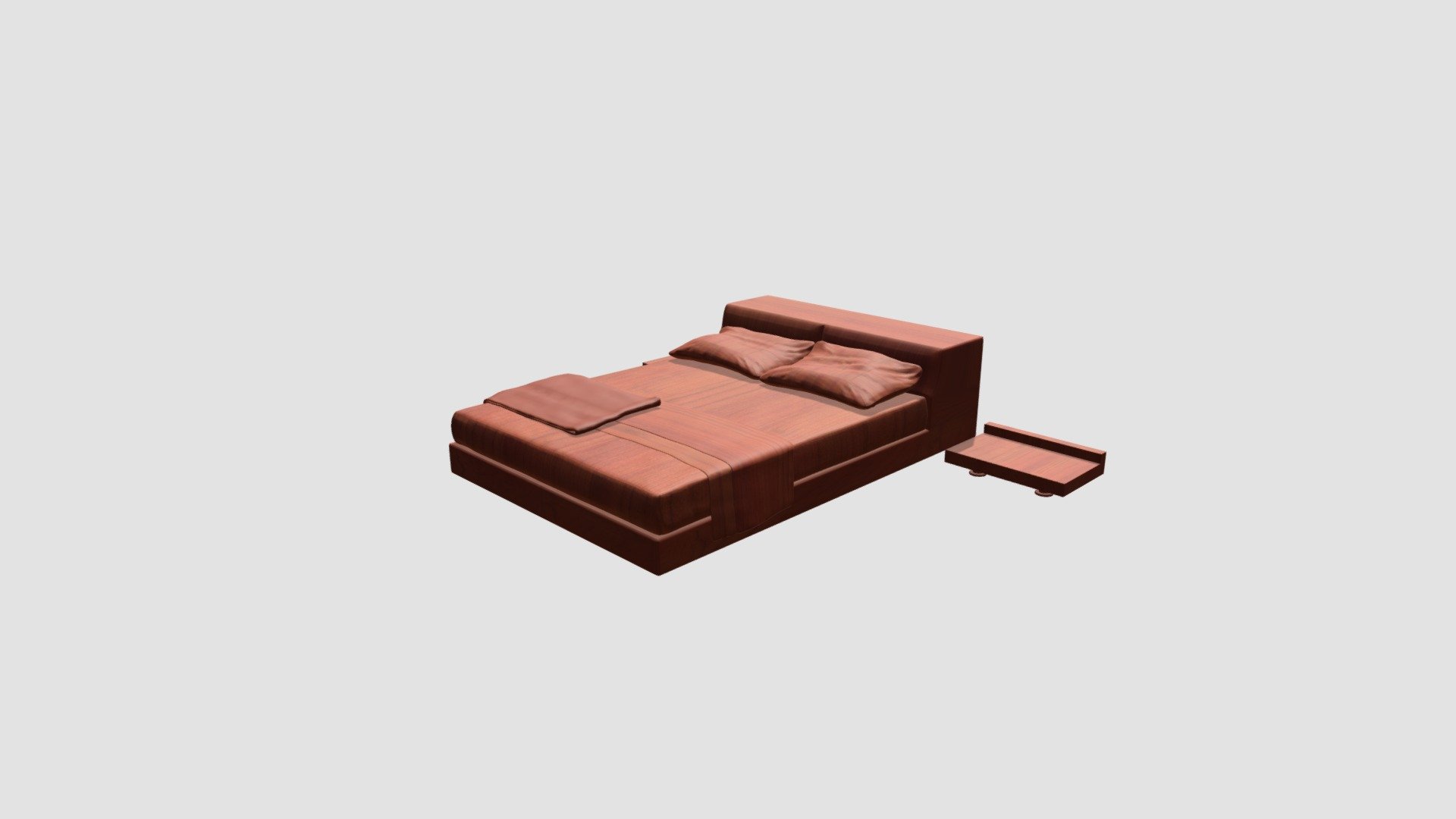 bed - Buy Royalty Free 3D model by Evermotion [bd000d0] - Sketchfab Store