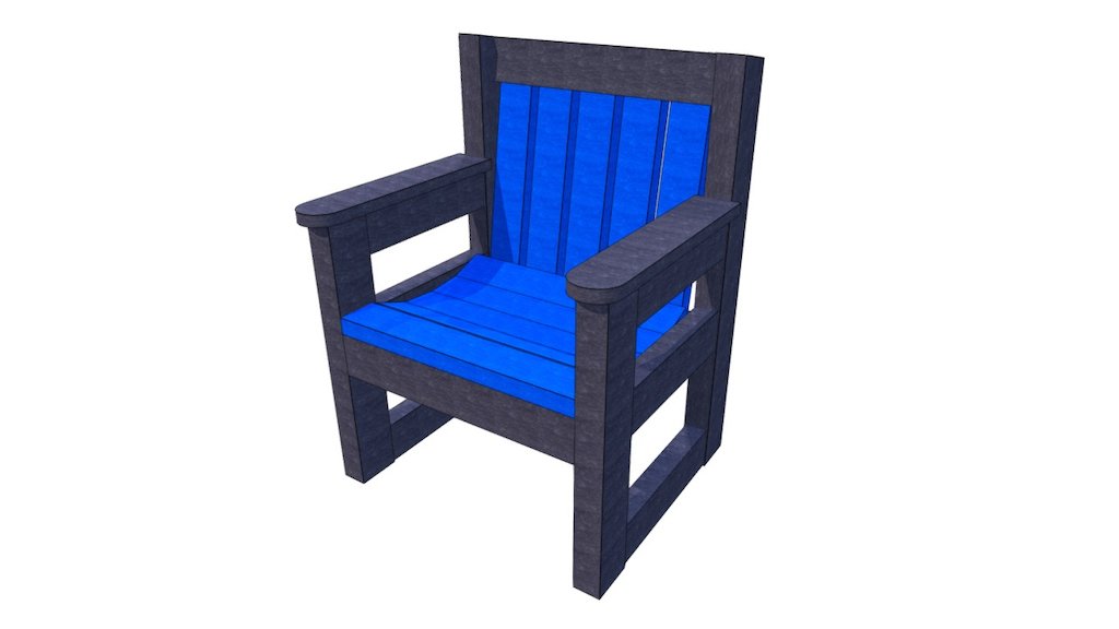 Bakewell Derwent Chair Large - 3D model by tdp [bd001b9] - Sketchfab
