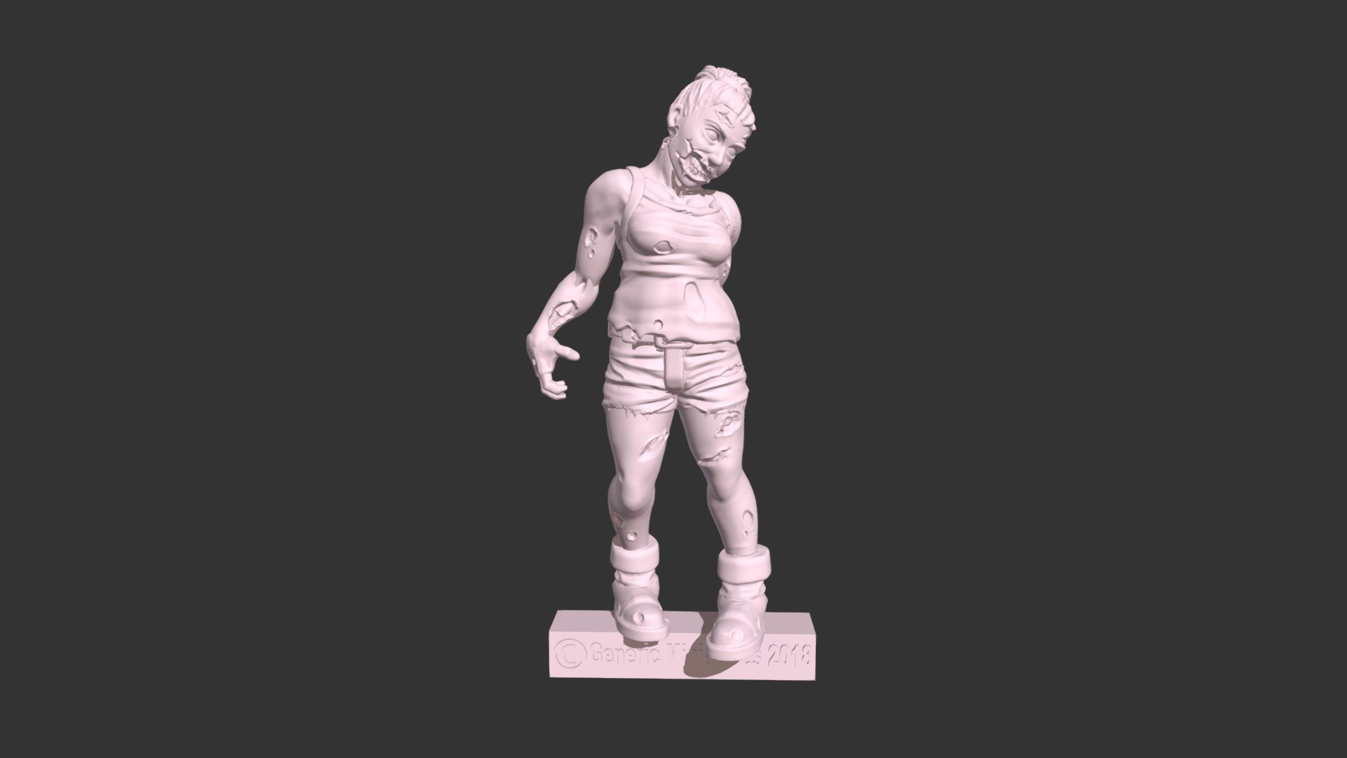 Amanda Lee - Trailer Park Zombies - 3D model by destroythehumanoid ...