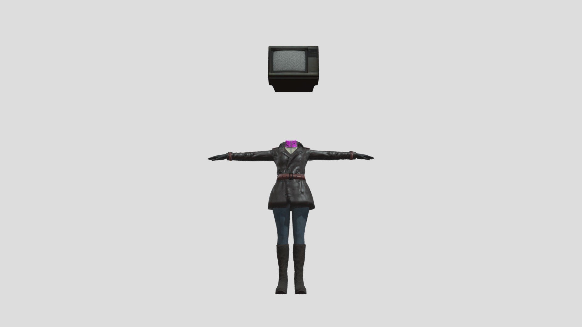 TVWomanV2 - 3D model by victorvenegas1215 [bd015a1] - Sketchfab