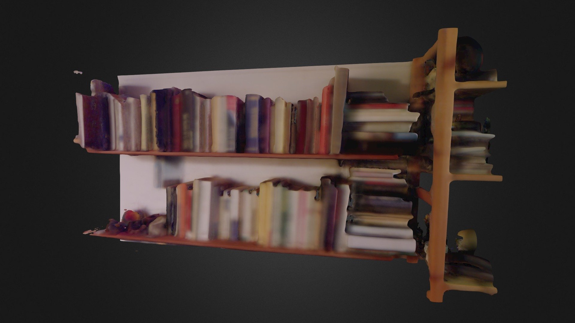 Shelves with books - 3D model by Luis (@habitainer) [bd01ed0] - Sketchfab