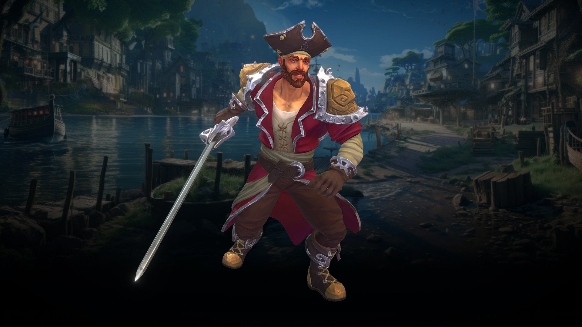 Stylized Human Male Captain(Outfit) - 3D model by N-hance Studio ...