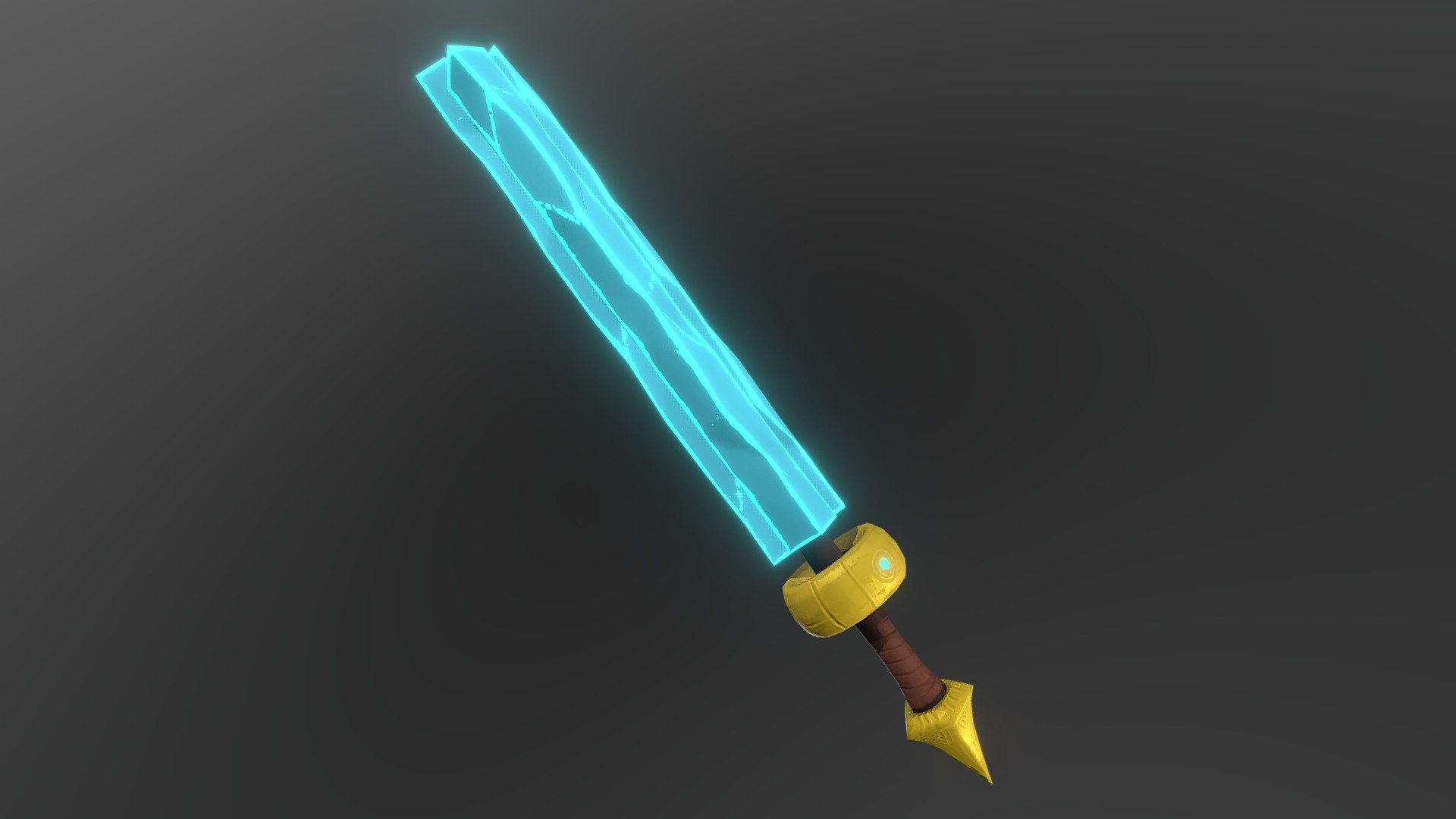 Low Poly Tecno Wand - 3D model by Unwise (@un.wise75) [bd03c64] - Sketchfab