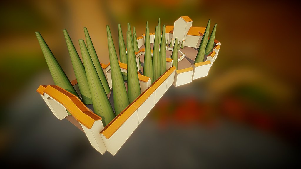 Polygon Villa - 3D model by Arlen De Cambre (@arlendecambre) [bd03edc ...