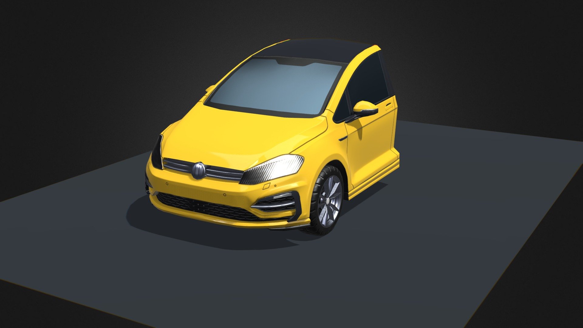 2018 Volkswagen Golf R test - 3D model by leepuringa [bd06ae1] - Sketchfab