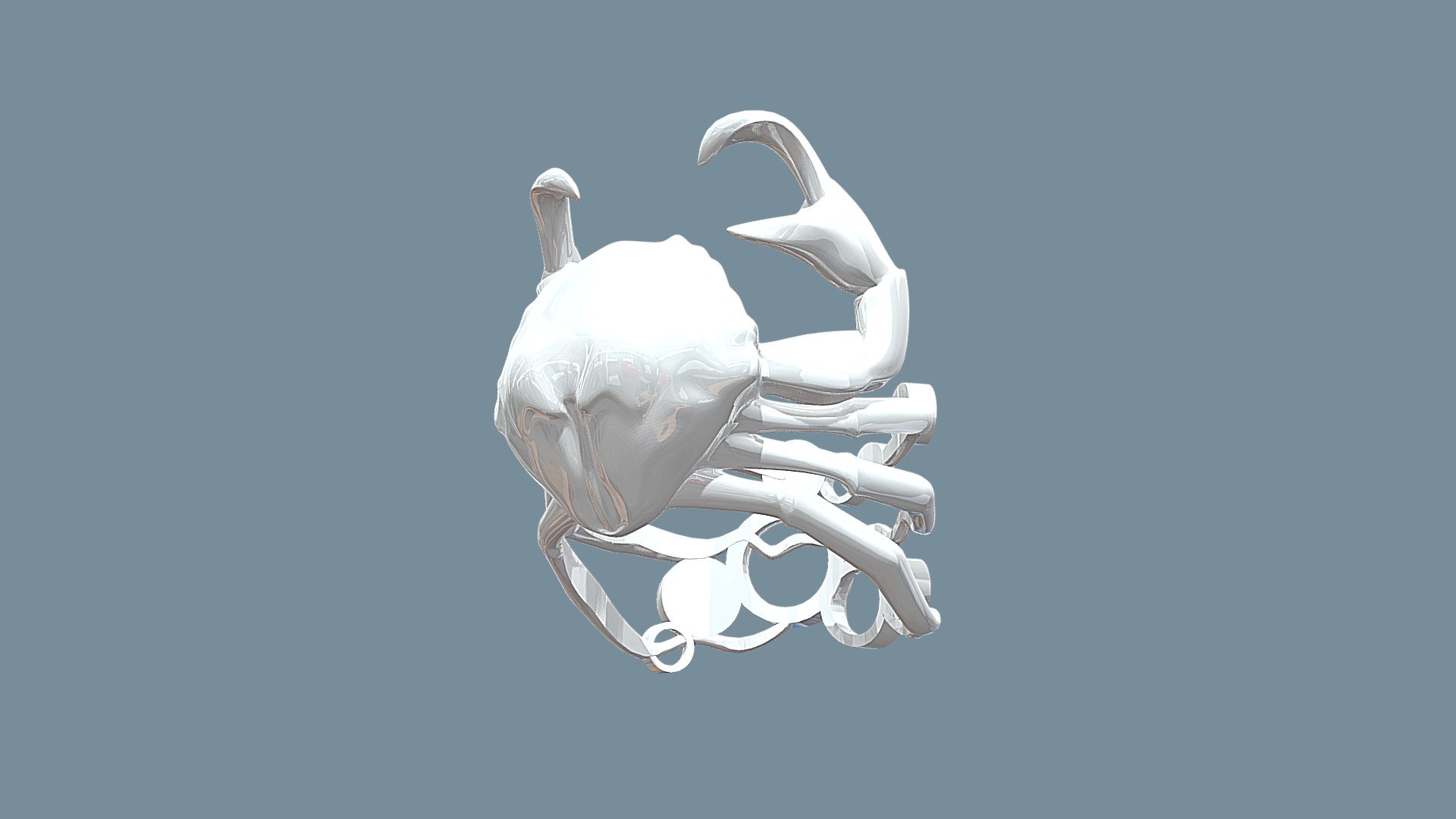Crab ring - 3D model by Gert De Roost (@paleajed) [bd06fb9] - Sketchfab