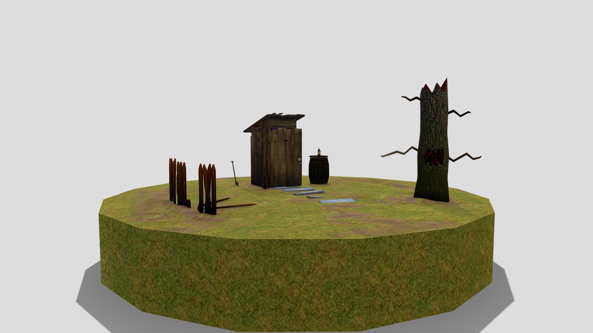 outhouse_oddity - 3D model by stasi [bd0ac24] - Sketchfab