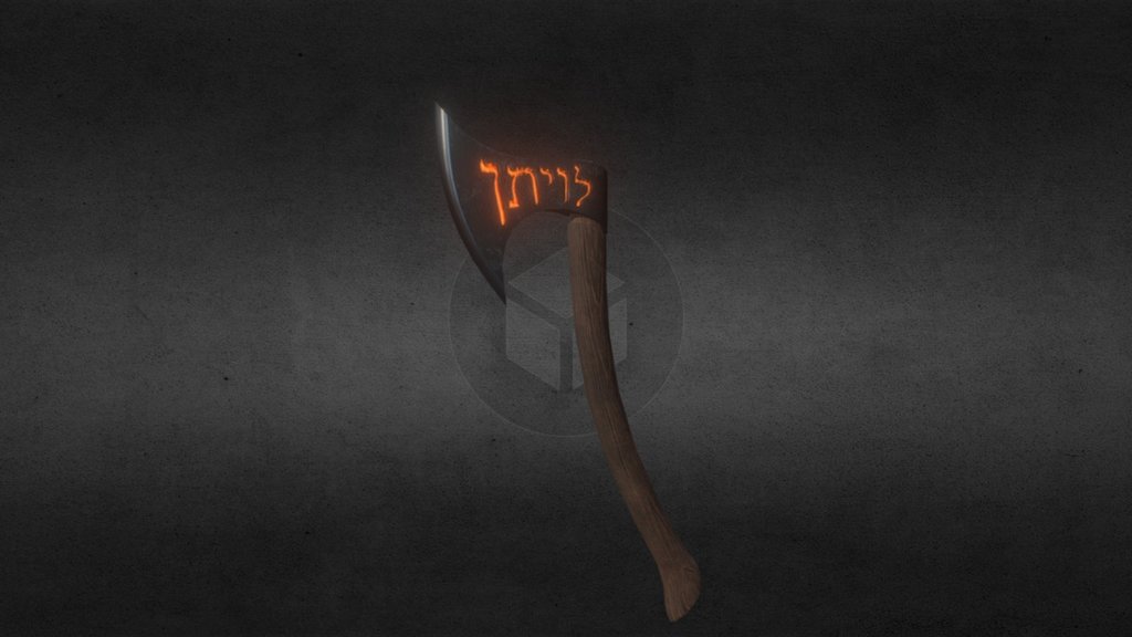 Demonic axe of Baphomet - 3D model by Dirk Jan ter Brugge ...