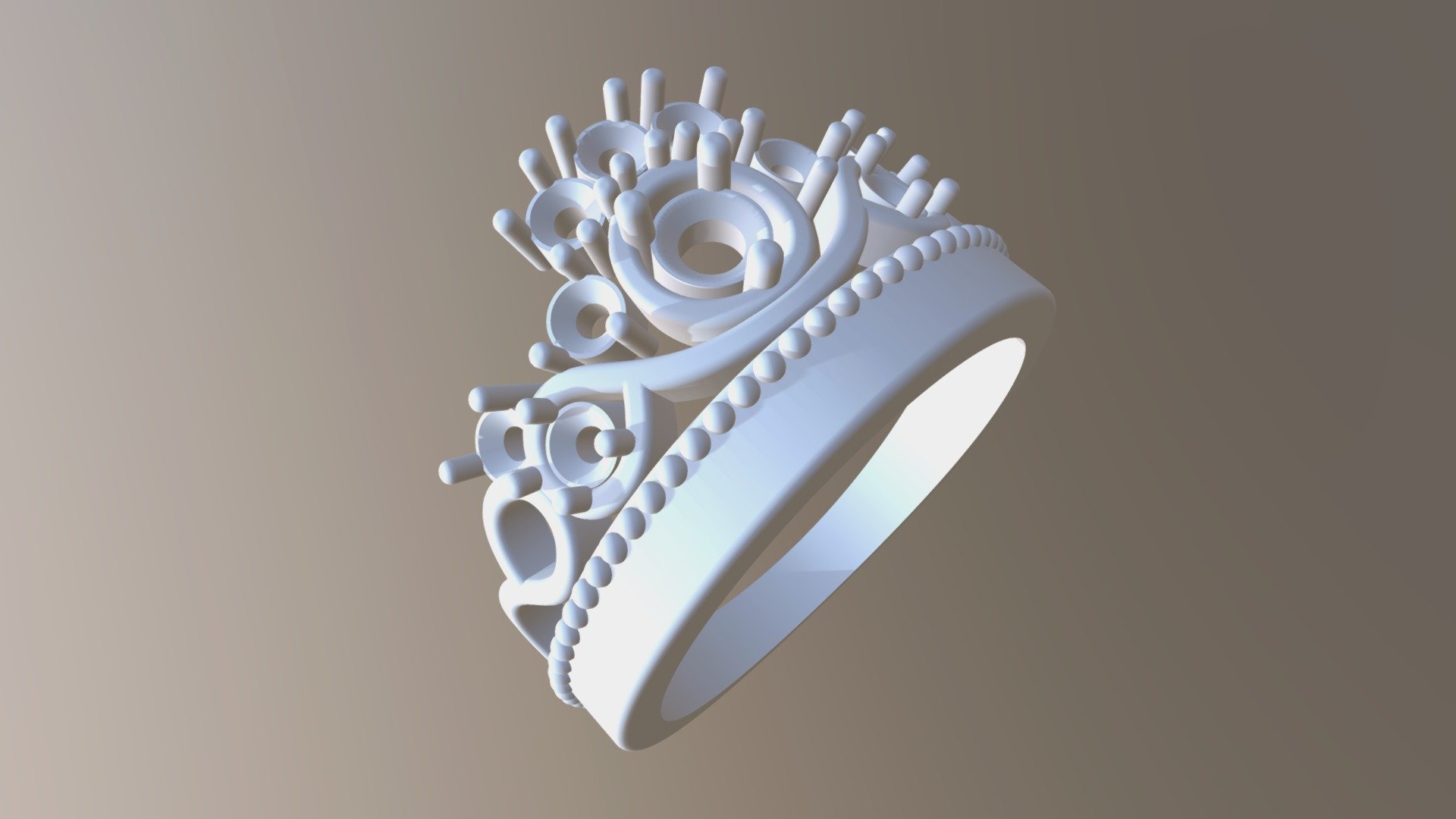crown ring - 3D model by francesco.vernacotola [bd0e8ab] - Sketchfab