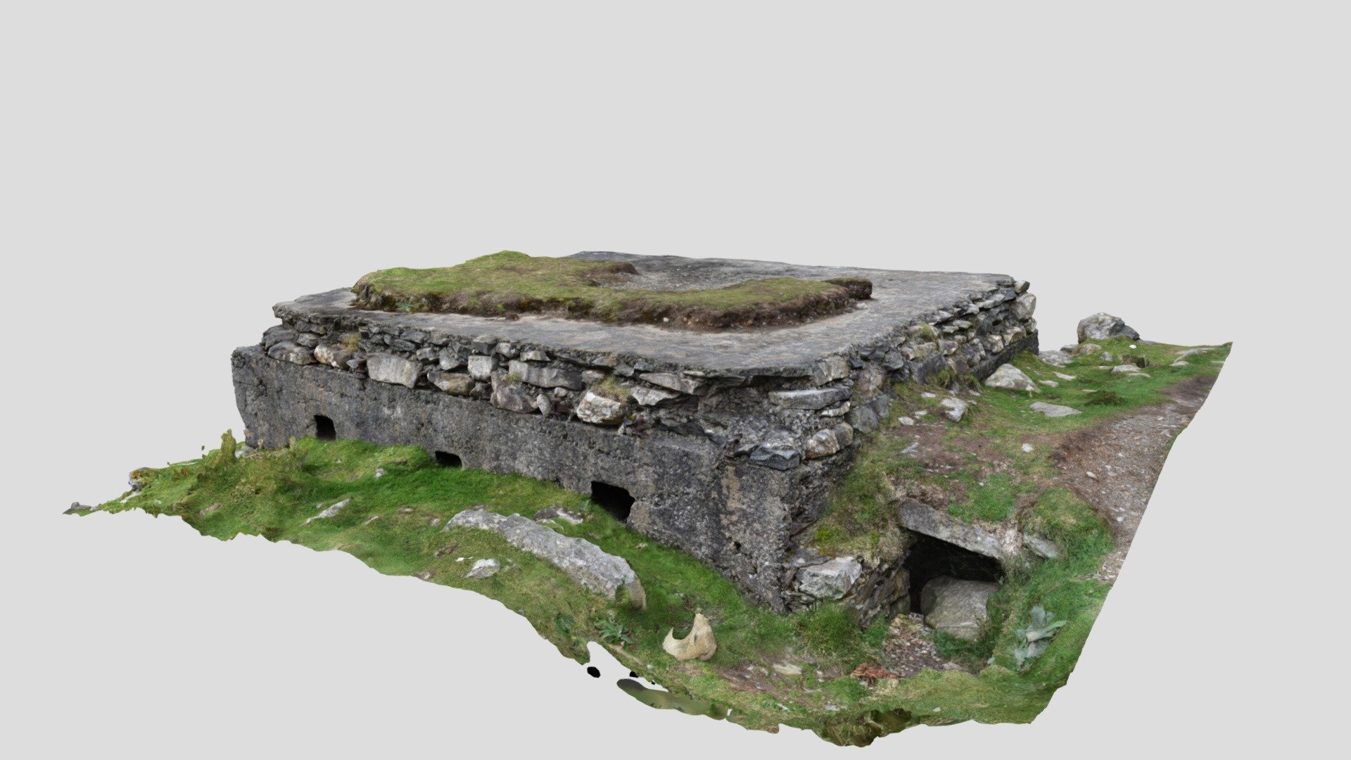 Nant Ffrancon WWII Defences Pill Box A - 3D model by Heneb: Gwynedd ...