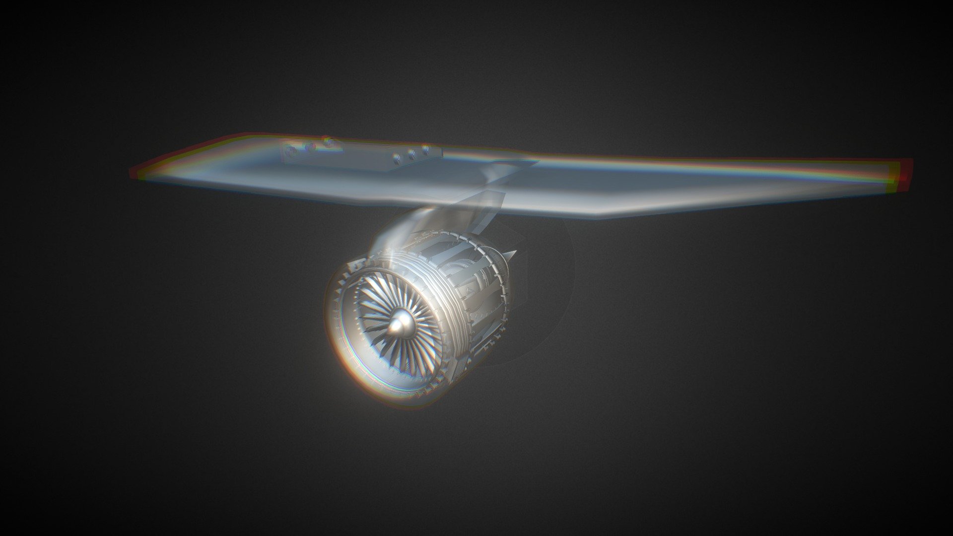Airplane Engine - Download Free 3D model by Milan (@milanfonken ...