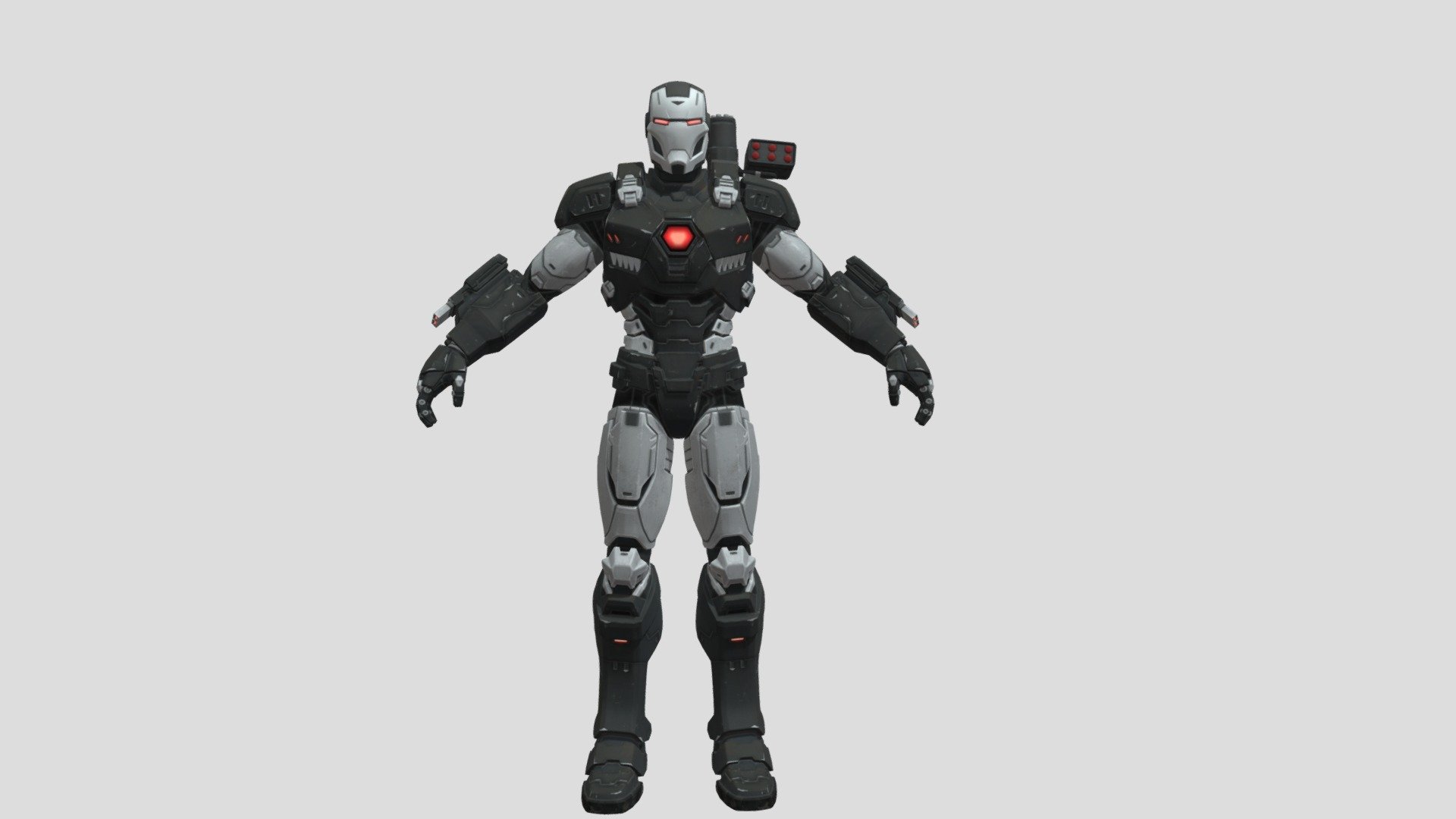 War Machine - Fortnite Skin - Download Free 3D model by GatoBugadoBR ...