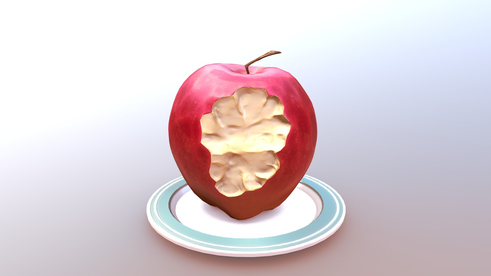 Stylized Apple - Download Free 3D model by Carissa (@cclarke468 ...