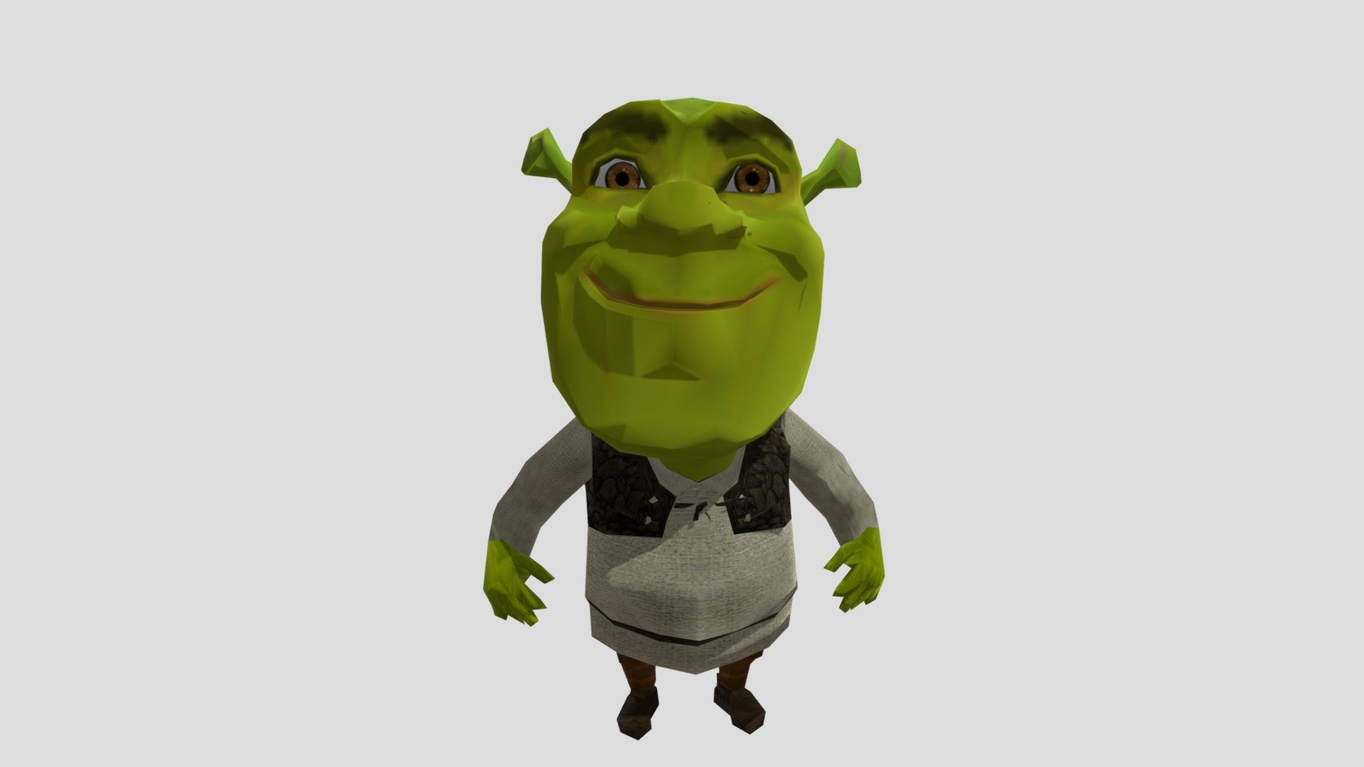 game cube super shrek party shrek - Download Free 3D model by ...