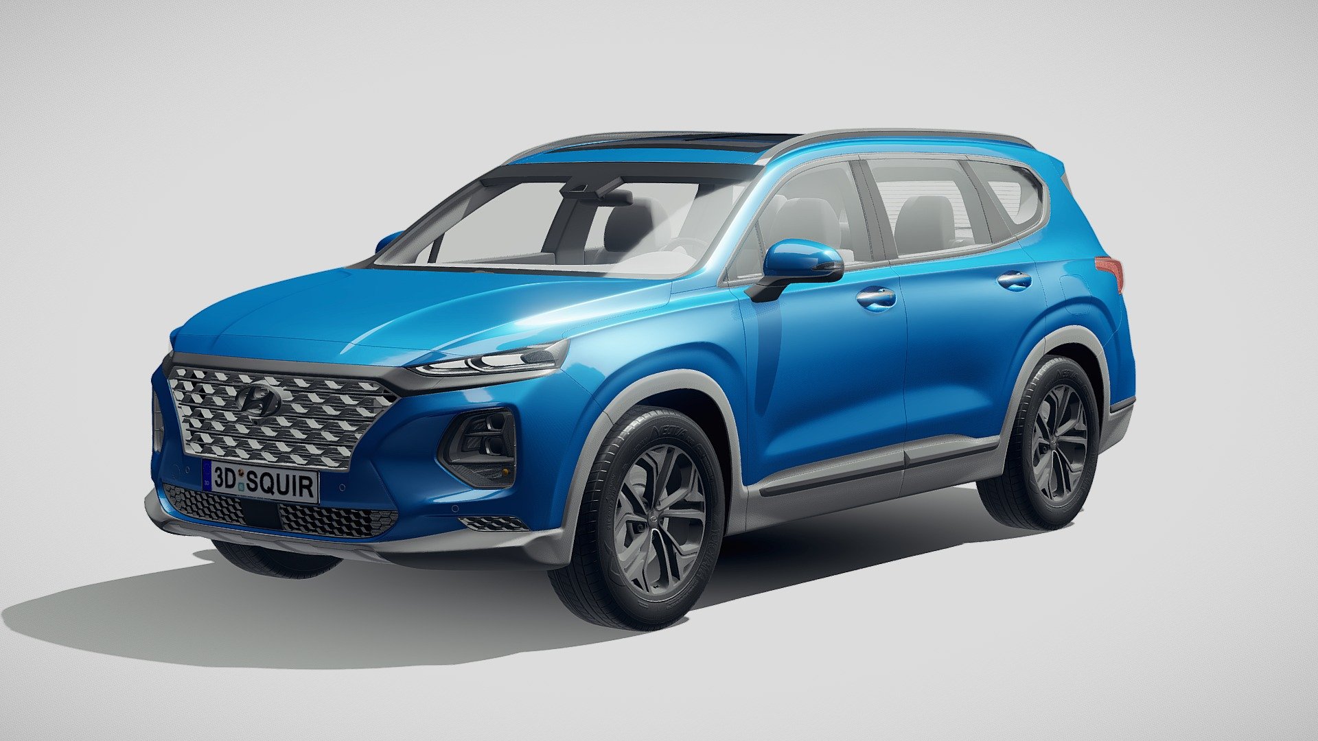 Hyundai SantaFe 2019 - Buy Royalty Free 3D model by SQUIR3D [bd11389 ...
