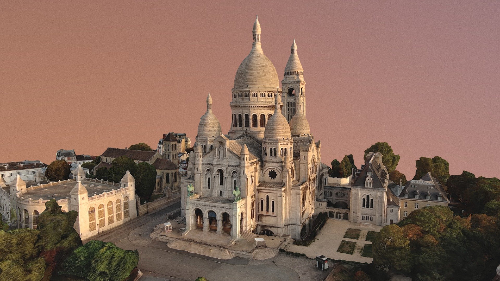 Sacre Coeur - Download Free 3D model by 333DDD (@333DDD-oficial ...