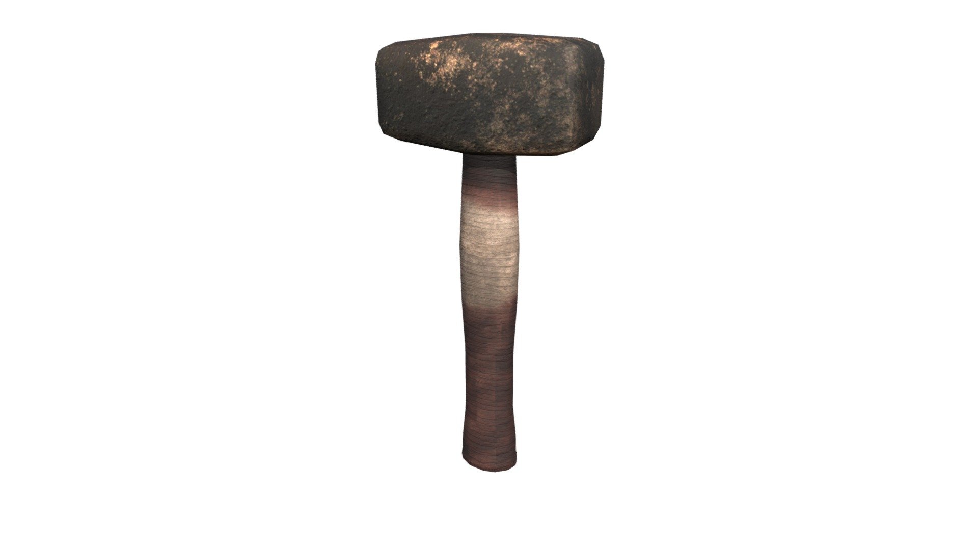 Hammer 4 weapon for gaming / low poly - Buy Royalty Free 3D model by ...