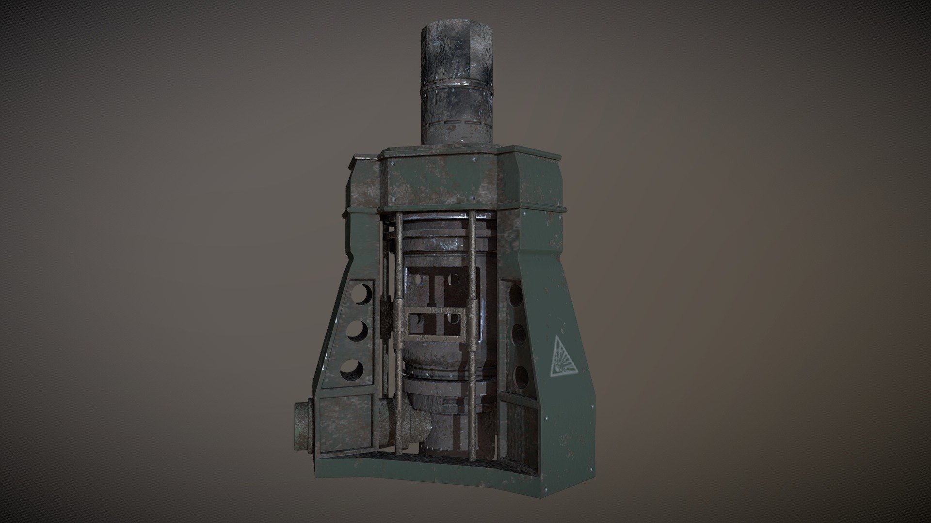 Retro Factory Forge - Download Free 3D model by Wei Guo (@wei-parker ...