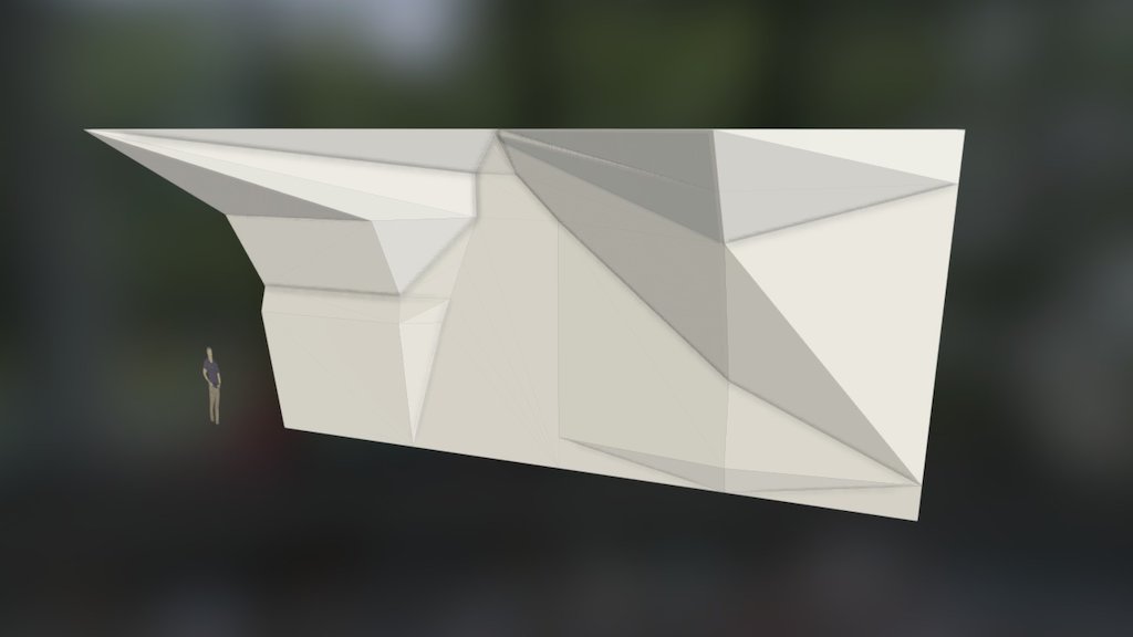 40'l x 20'h Competition Wall Prototype - 3D model by Jord Jamison ...