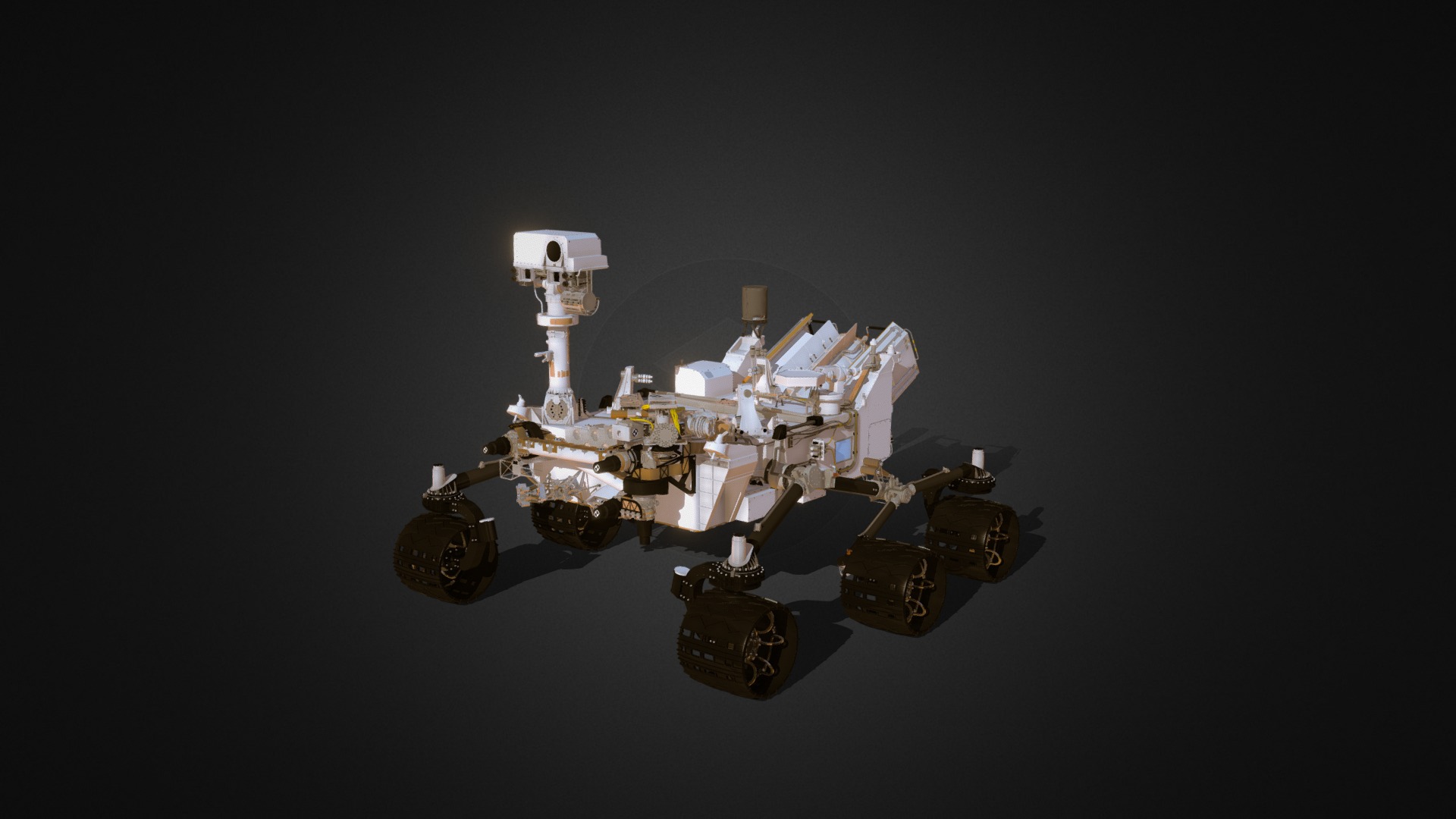 NASA Curiosity Rover MSL - Buy Royalty Free 3D model by John Niehuss ...
