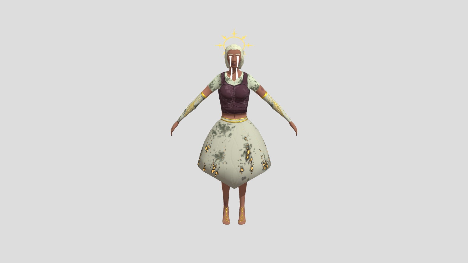 SUN LADY FINAL - Download Free 3D model by Donas (@donascegis) [bd14cfa ...