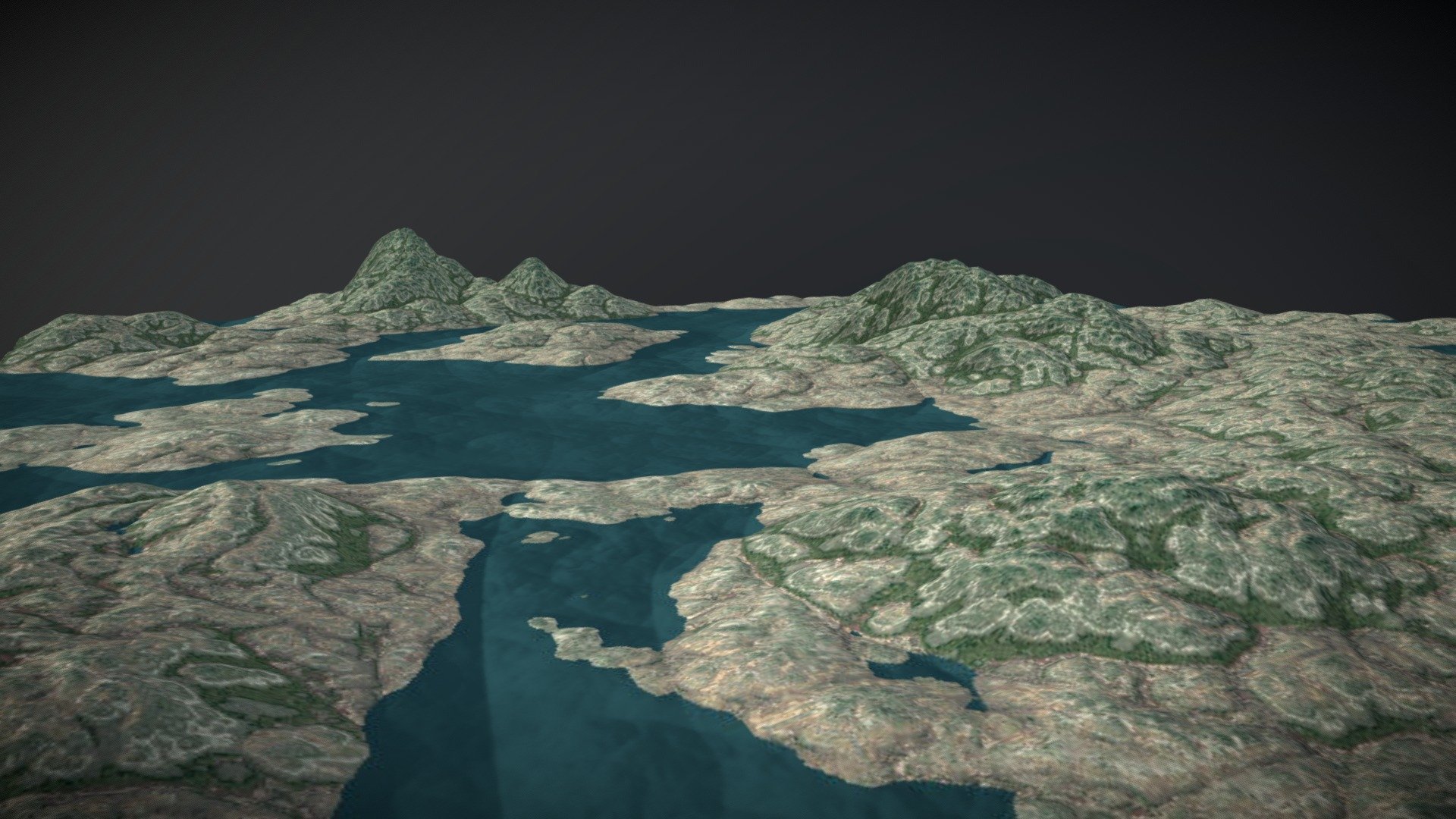 Bumpy Landscape - Download Free 3D model by hirnlaich [bd15061] - Sketchfab