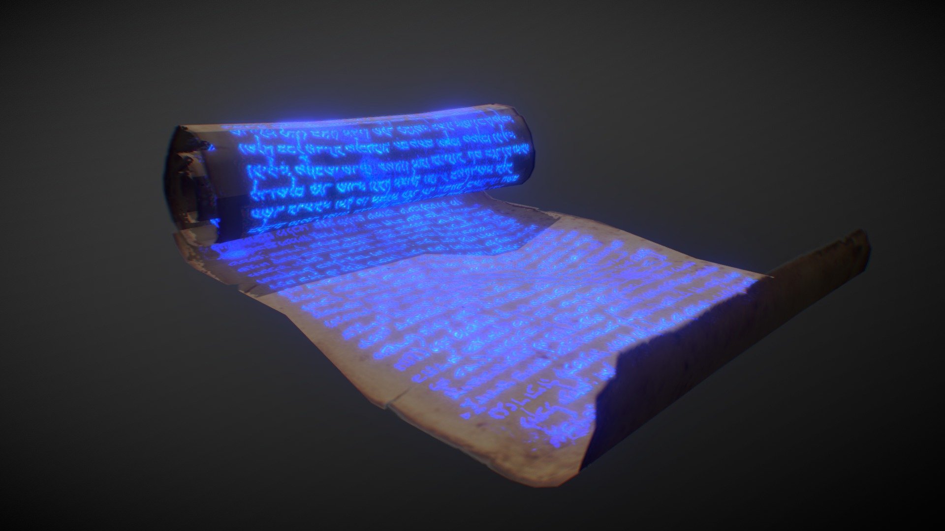 Scroll - 3D model by De_lin_a (@De_li_na) [bd17455] - Sketchfab