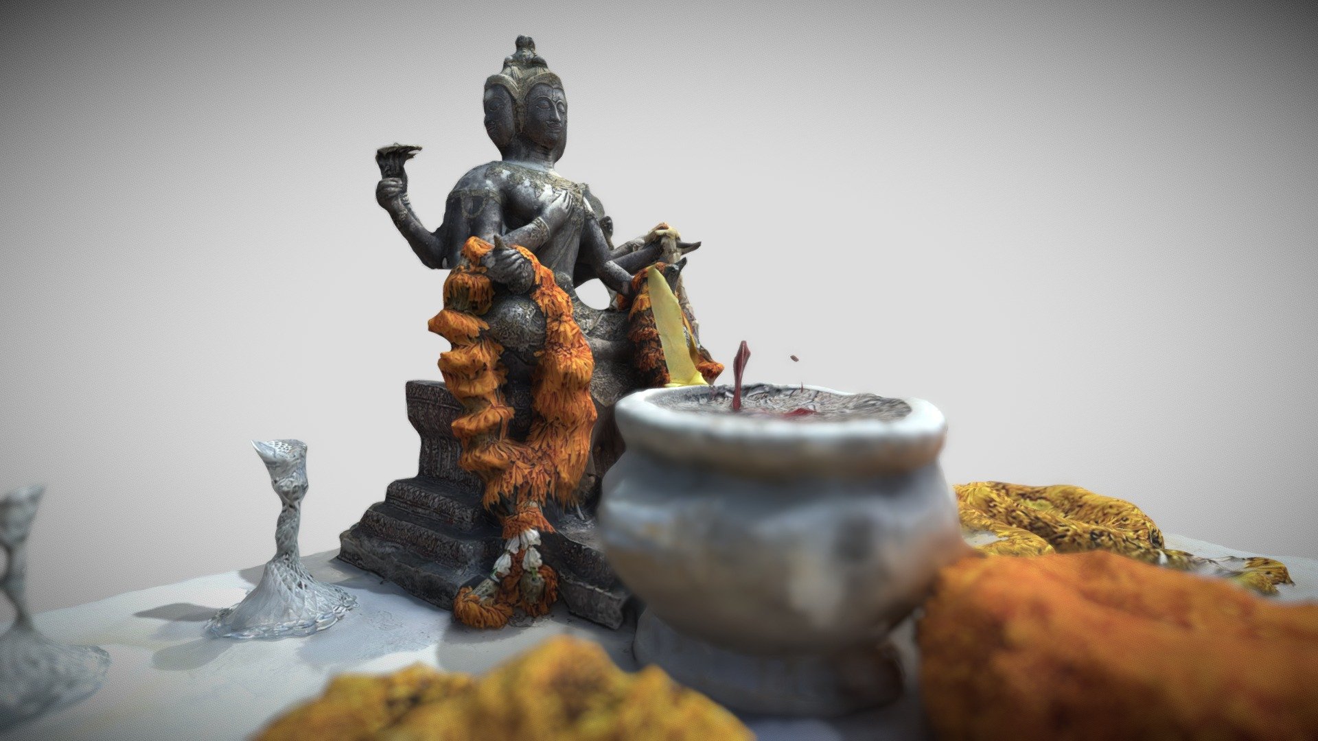 134-ST- Brahma Statue (พระพรหม) 3 - Buy Royalty Free 3D model by ...