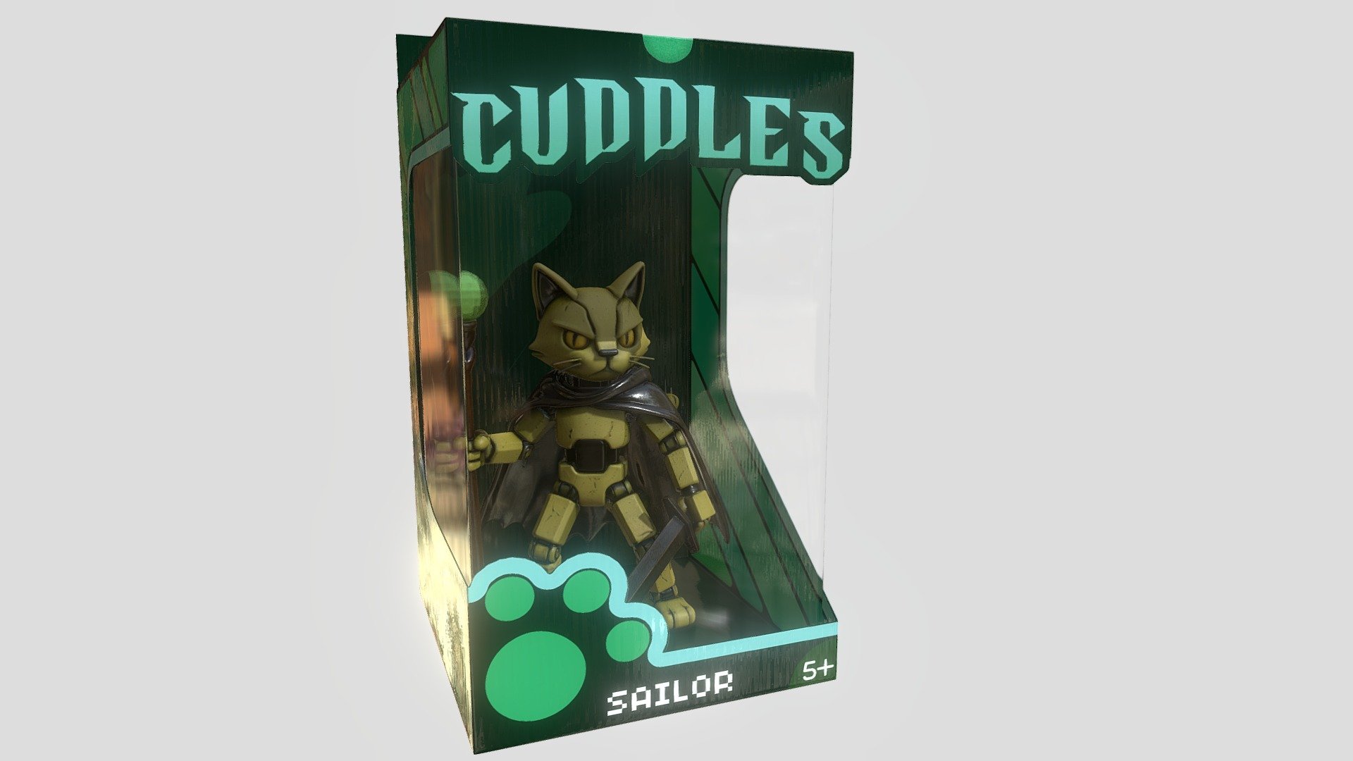 Toy "MAGIC CAT" - Download Free 3D model by Theo (@theohan) [bd1af76 ...